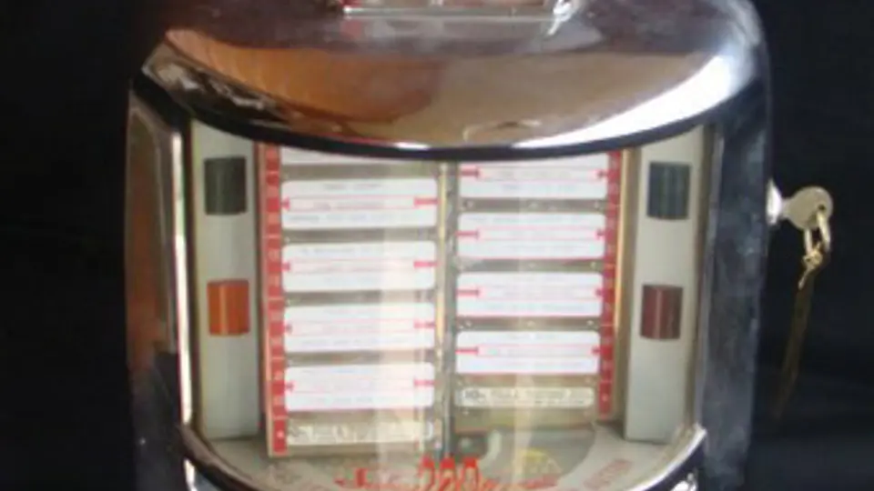 Extraordinary Clean Booth Jukebox with key (14.5 tall) | Auburn Spring ...