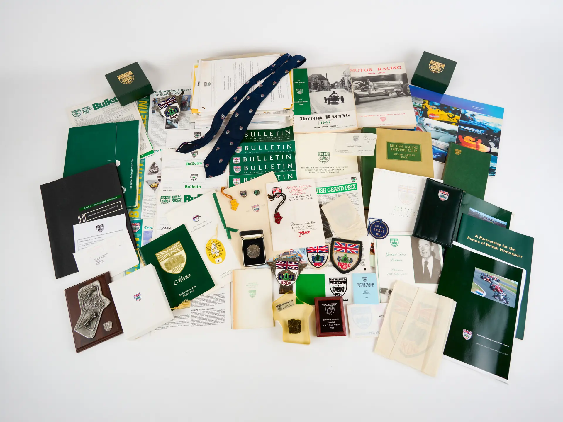 Assorted BRDC Memorabilia and Ephemera | The February Memorabilia Sale ...