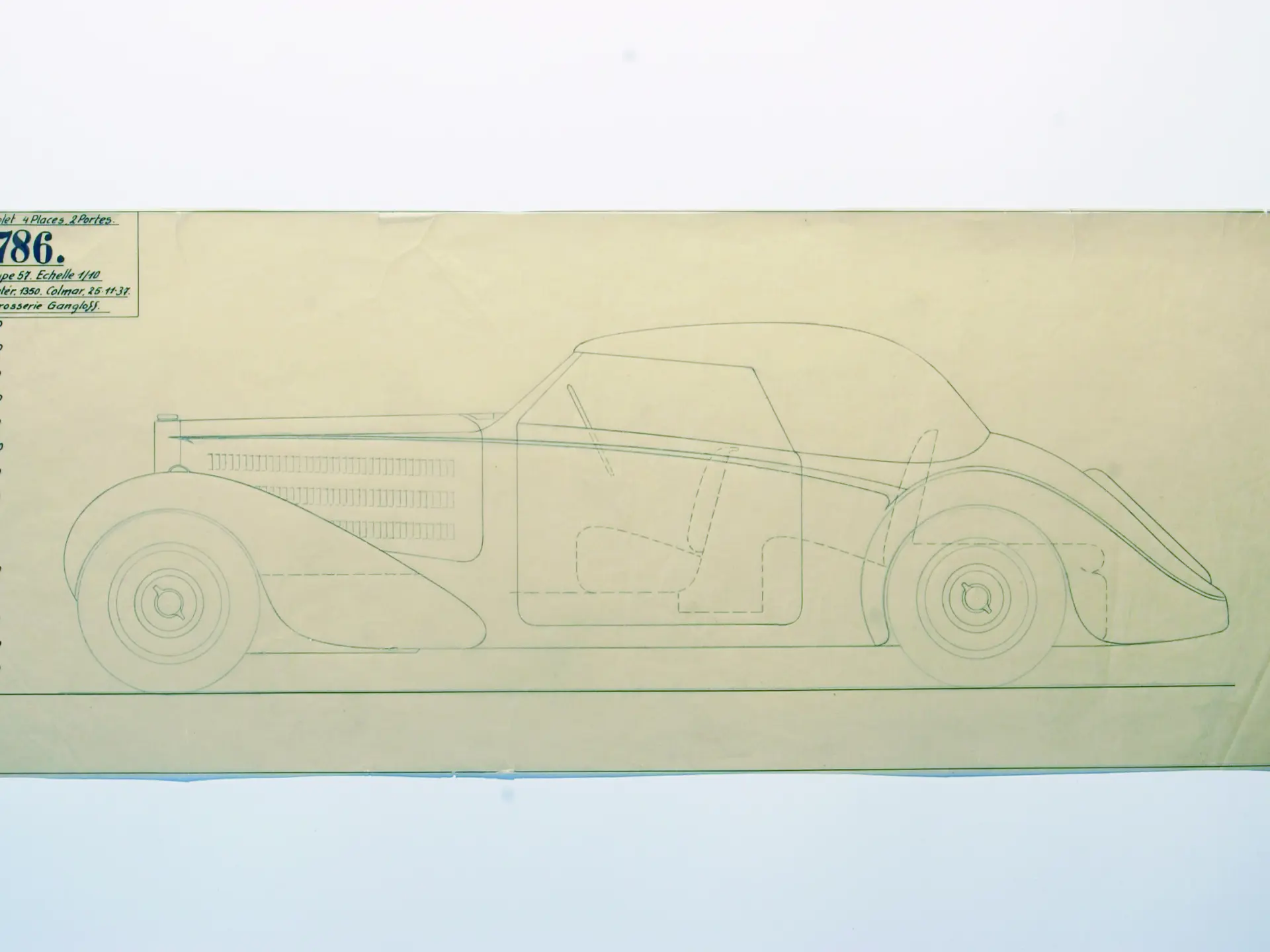 Bugatti Drawings | Sports & Classics of Monterey 2009 | RM Sotheby's
