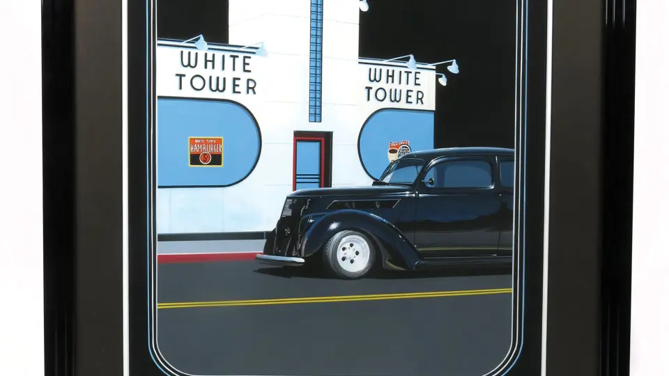 Black Ford White Tower by Ken Eberts | Auburn Fall 2014 | RM Sotheby's