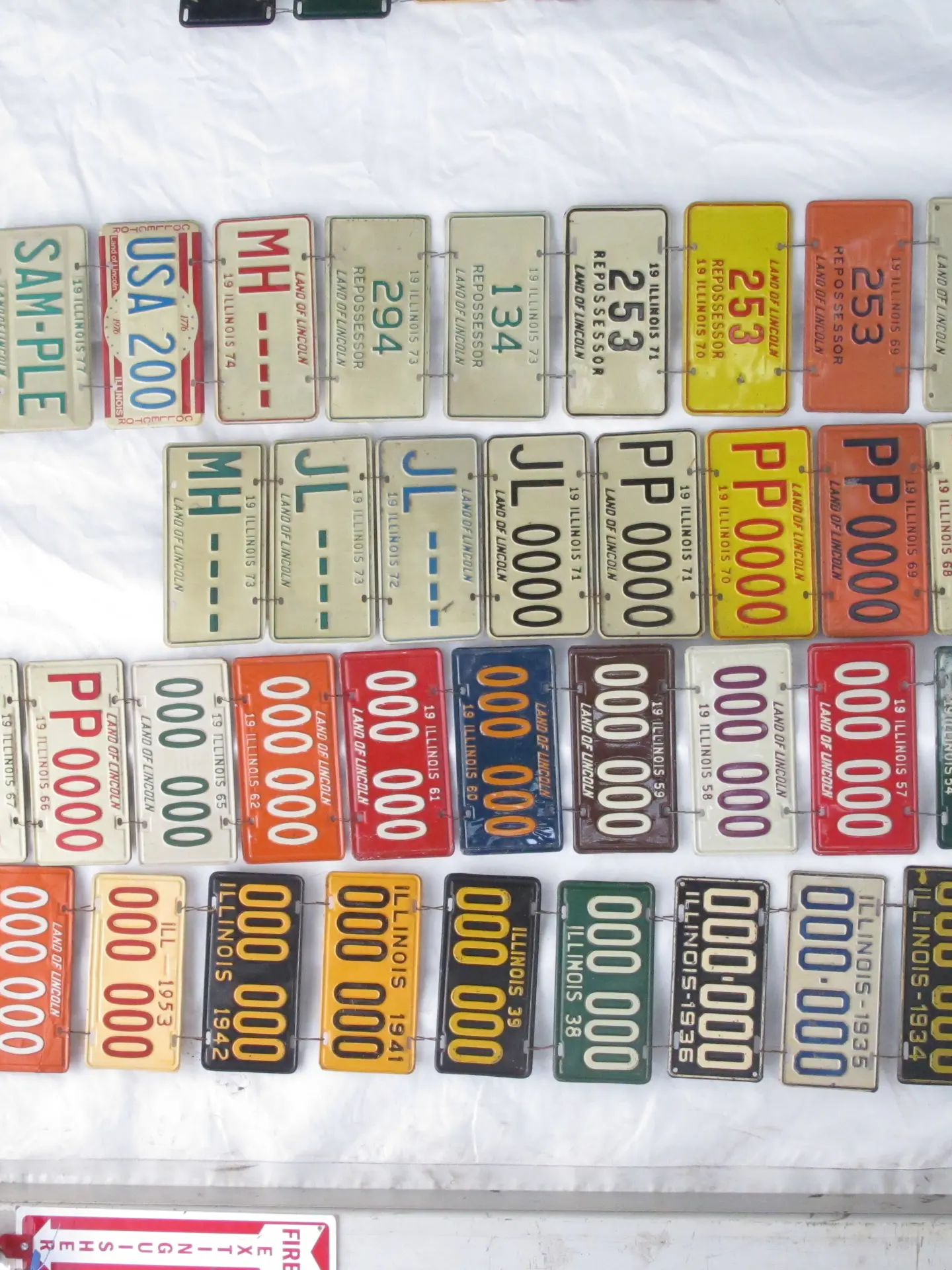 Lot of Illinois Sample Plates | The Lee Roy Hartung Collection | RM ...