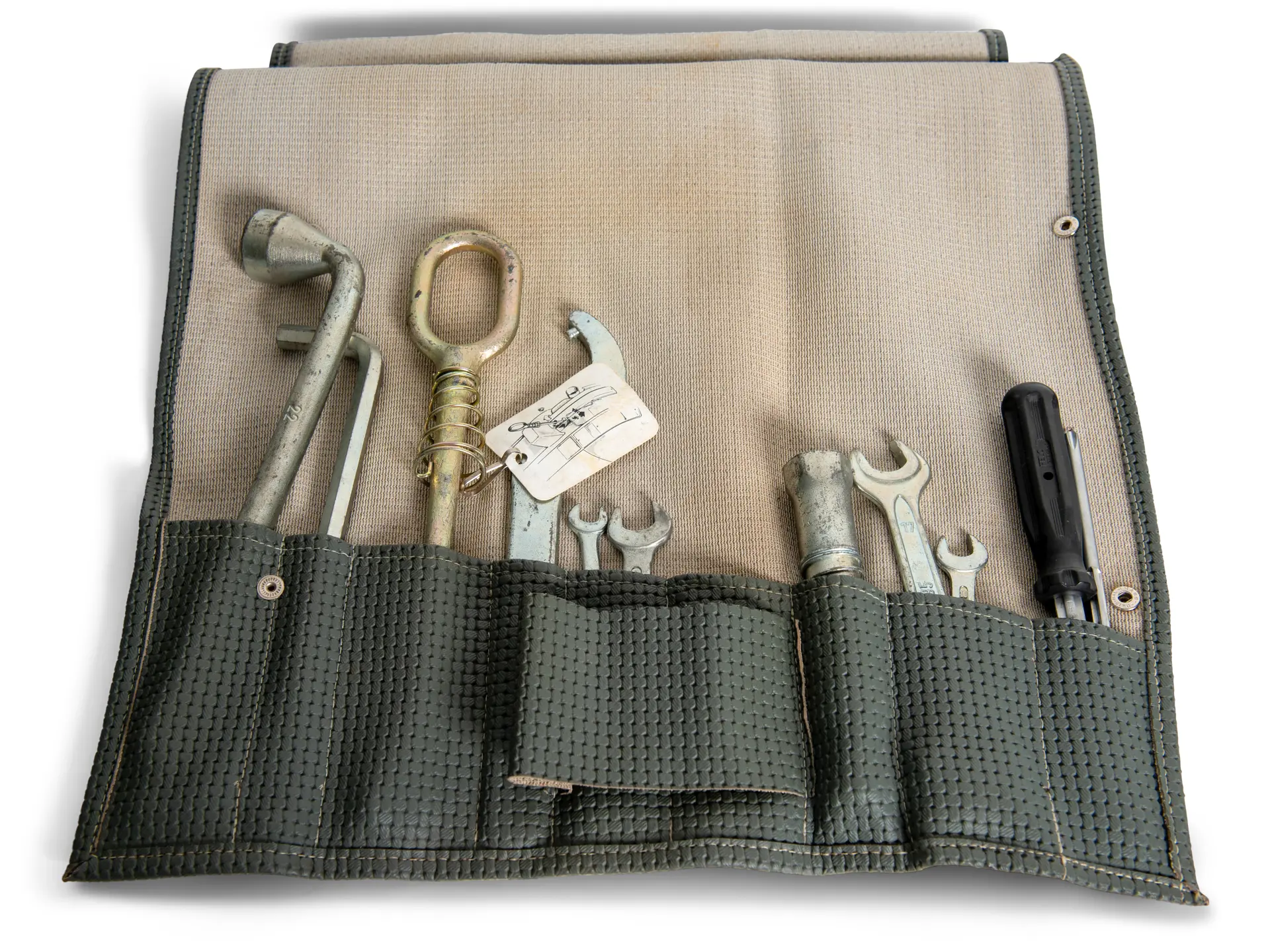 Porsche 911 Tool Kit, Woven Gray Vinyl | The White Collection | RM ...