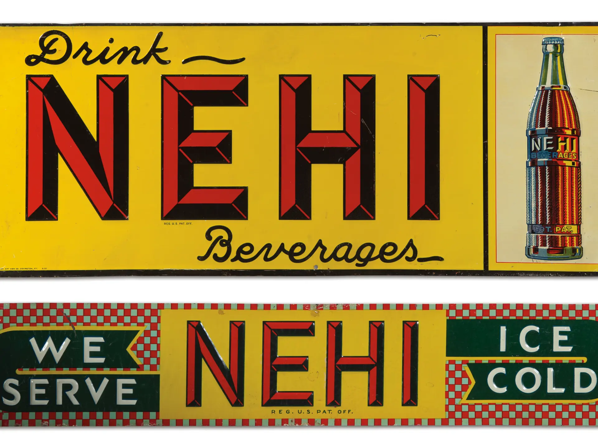 Two Nehi Signs | The Dingman Collection 2012 | RM Sotheby's