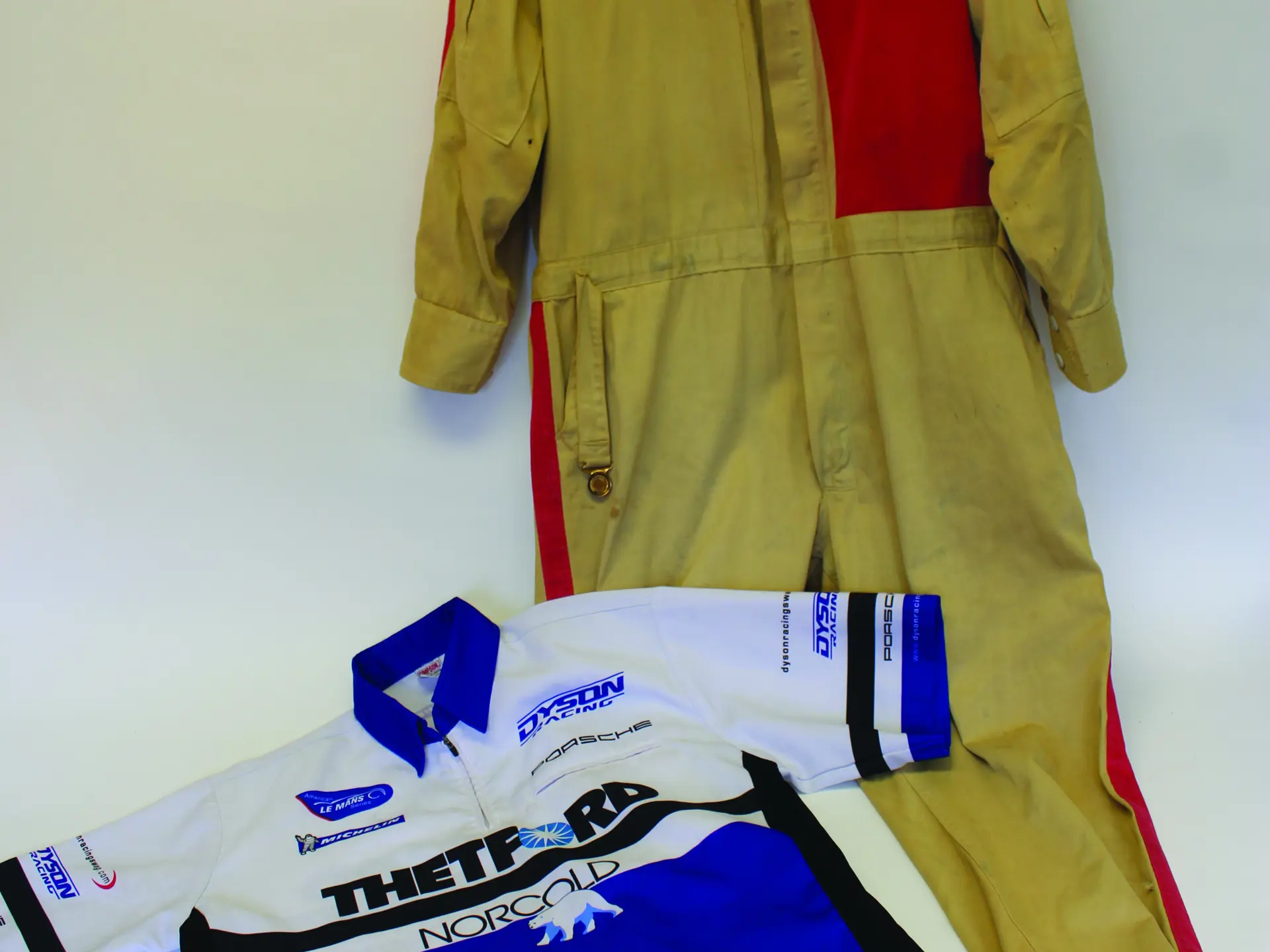A Dyson racing Porsche crew shirt and Vintage race suit. | Fort ...