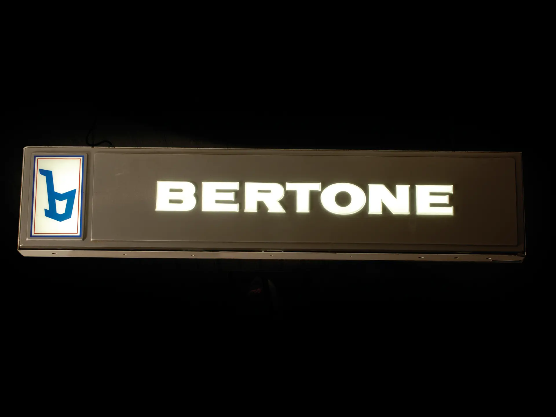 ILLUMINATED BERTONE SIGN | The Ponder Collection | RM Sotheby's