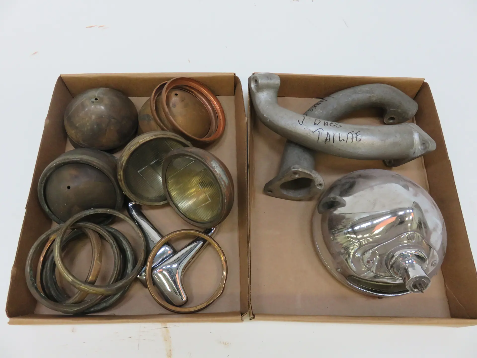 Assorted Lot of Reproduction Duesenberg Lamp Parts | Auburn Fall 2015 ...