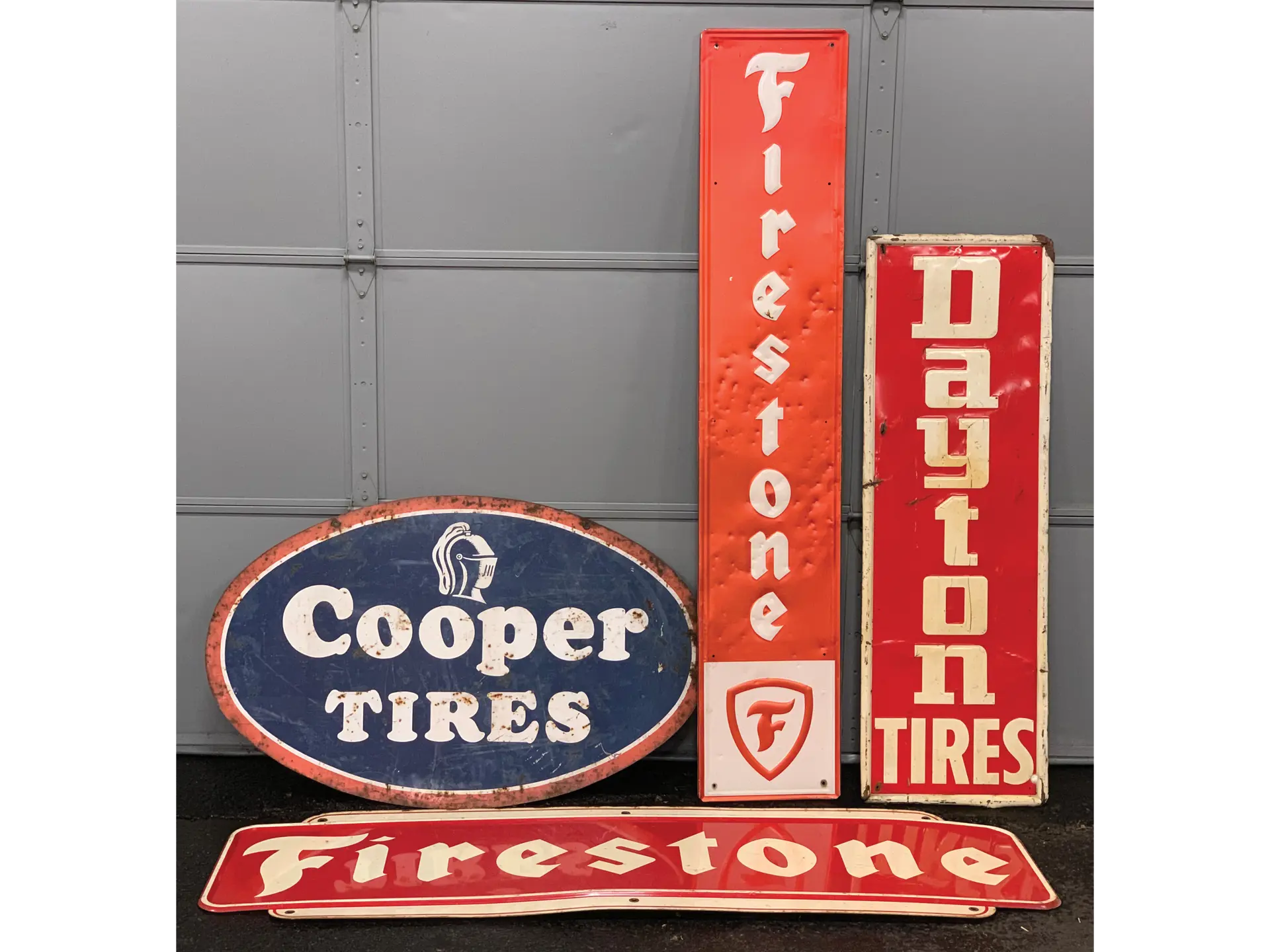 4 Tire Advertising Metal Signs | Auburn Fall 2019 | RM Sotheby's