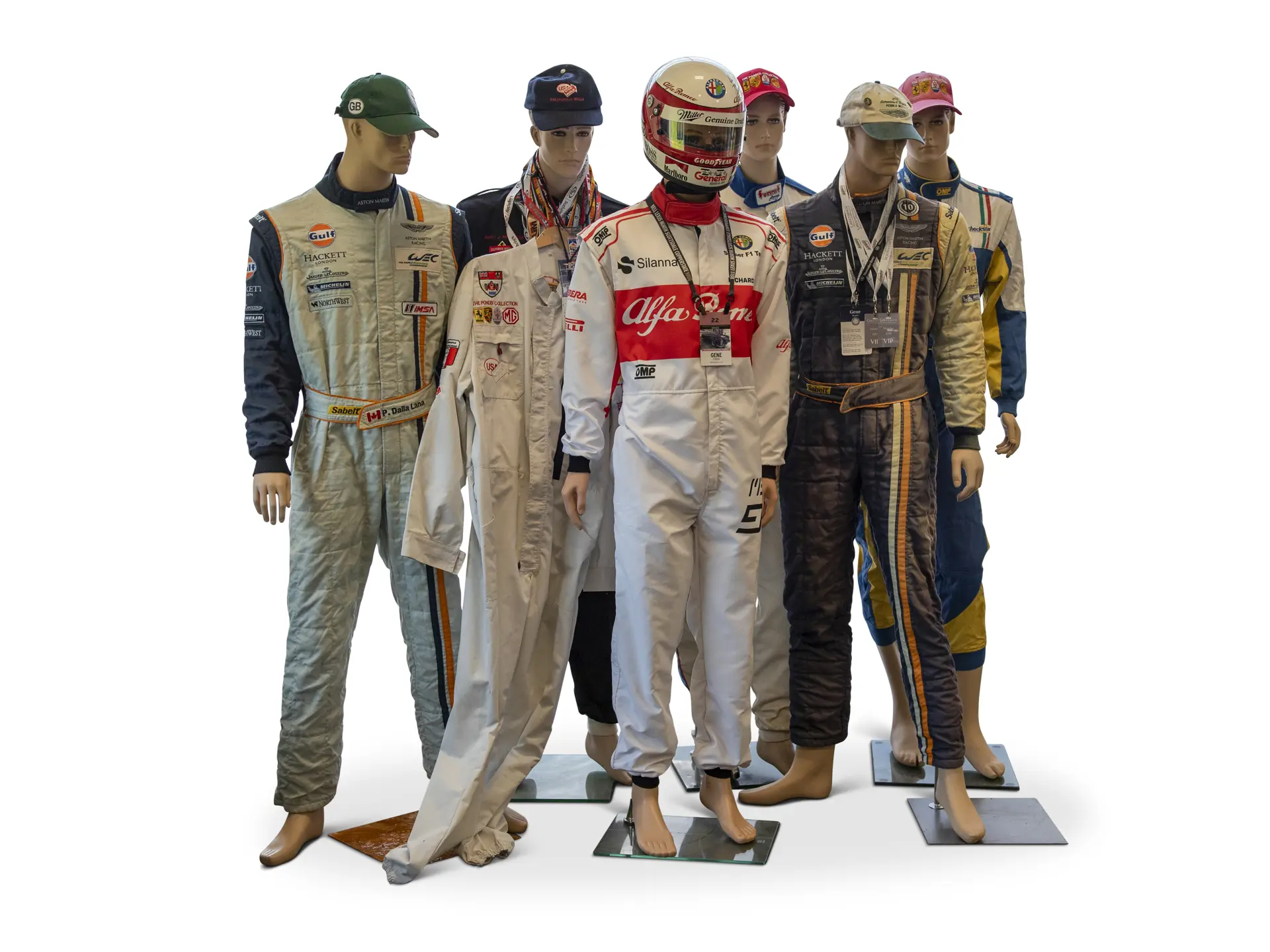 Mannequins with Race Suits | Gene Ponder Collection | RM Sotheby's