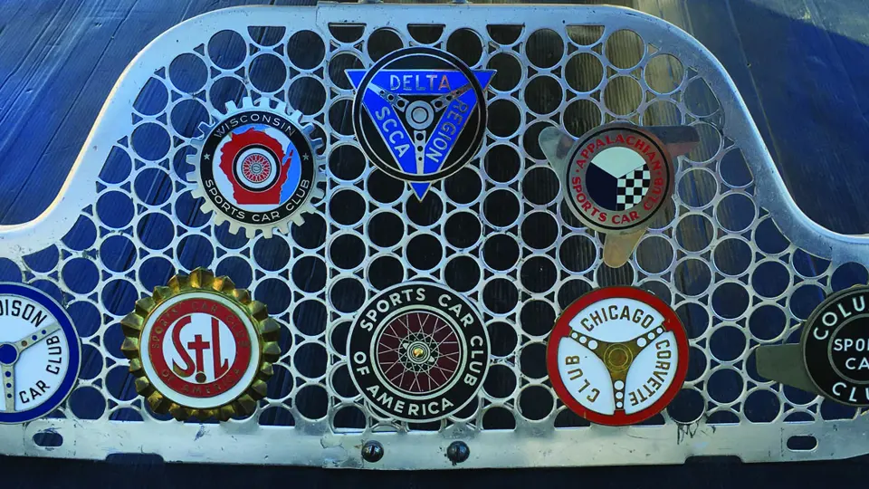 Collection of 8 U.S. Sports Car Club badges from the 1950’s and 1960’s ...