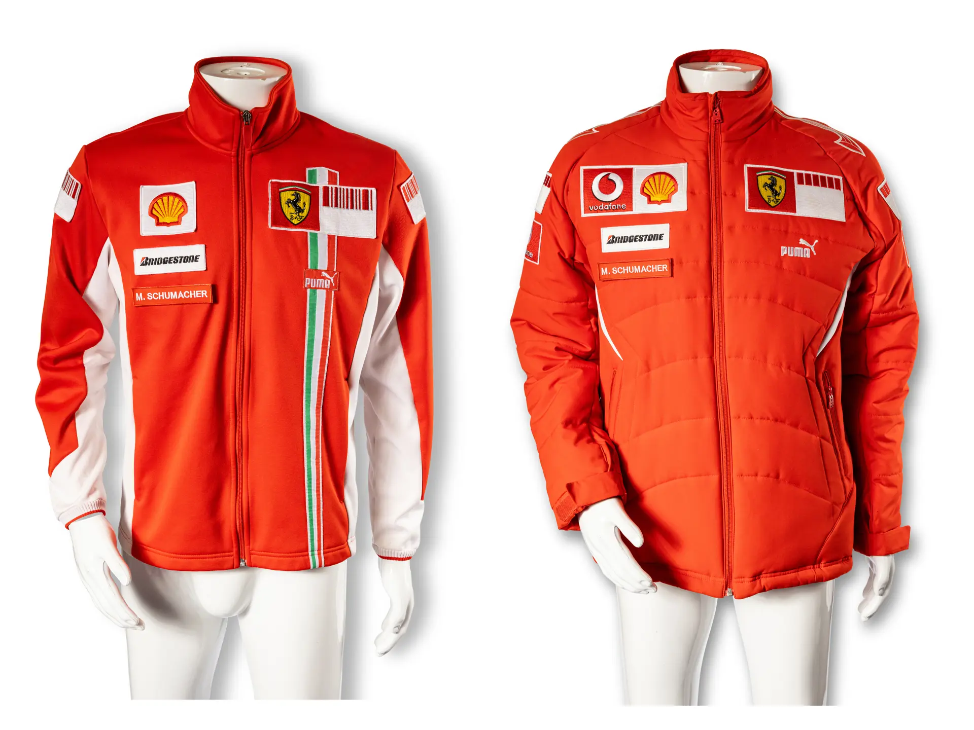 Michael Schumacher Scuderia Ferrari Formula 1 Puma Coat and Jacket ...