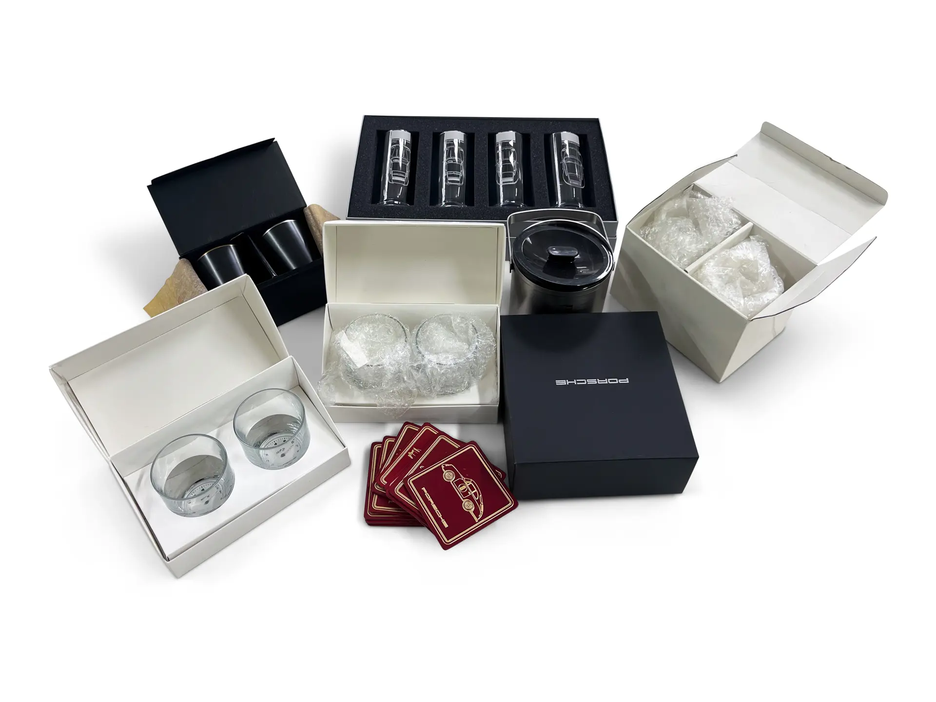 Porsche Branded Glasses and Barware | The White Collection | Online ...