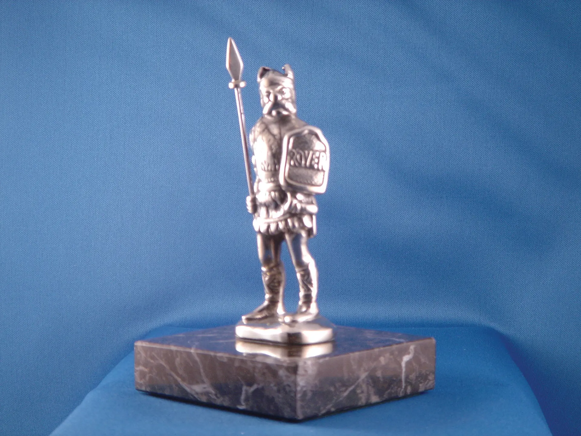 Standing Rover "Viking," soldier with lance and shield. | Vintage Motor ...