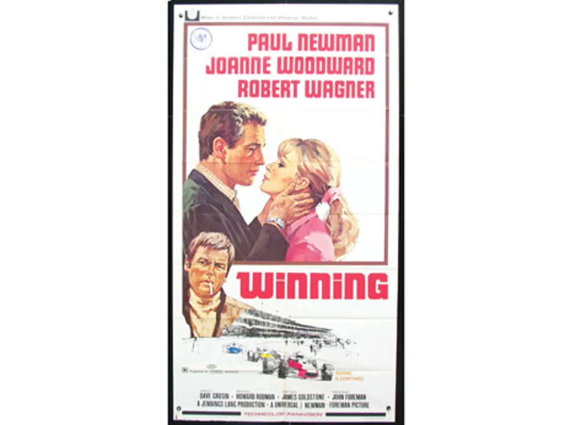 Winning - 1969 Motion Picture Poster, the James Goldstone Indy Car ...
