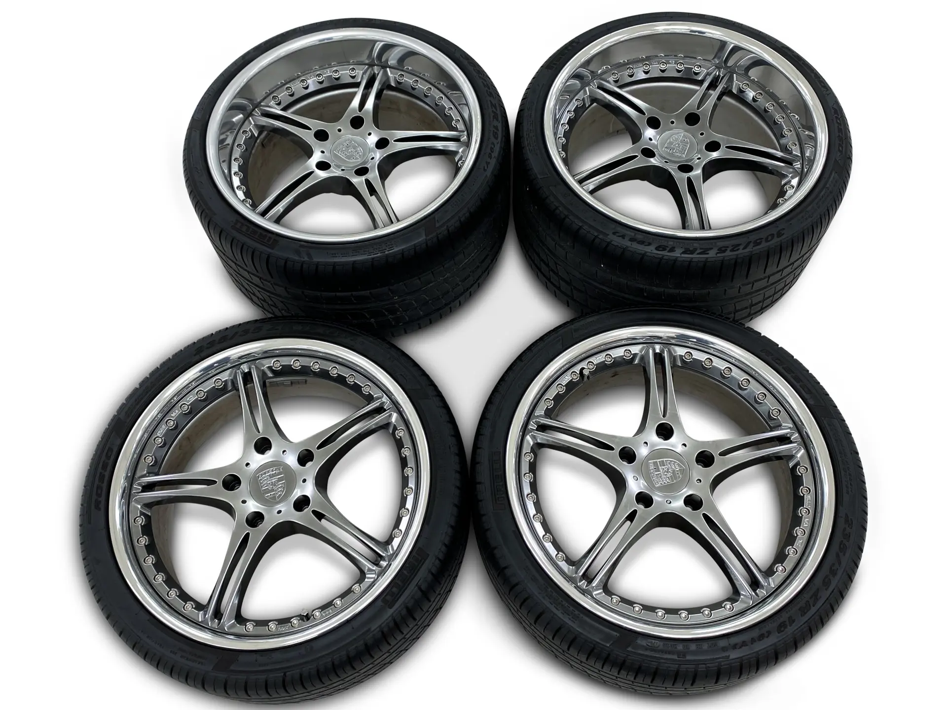 Four Speed Star Racing Staggered Wheels | The White Collection | Online ...