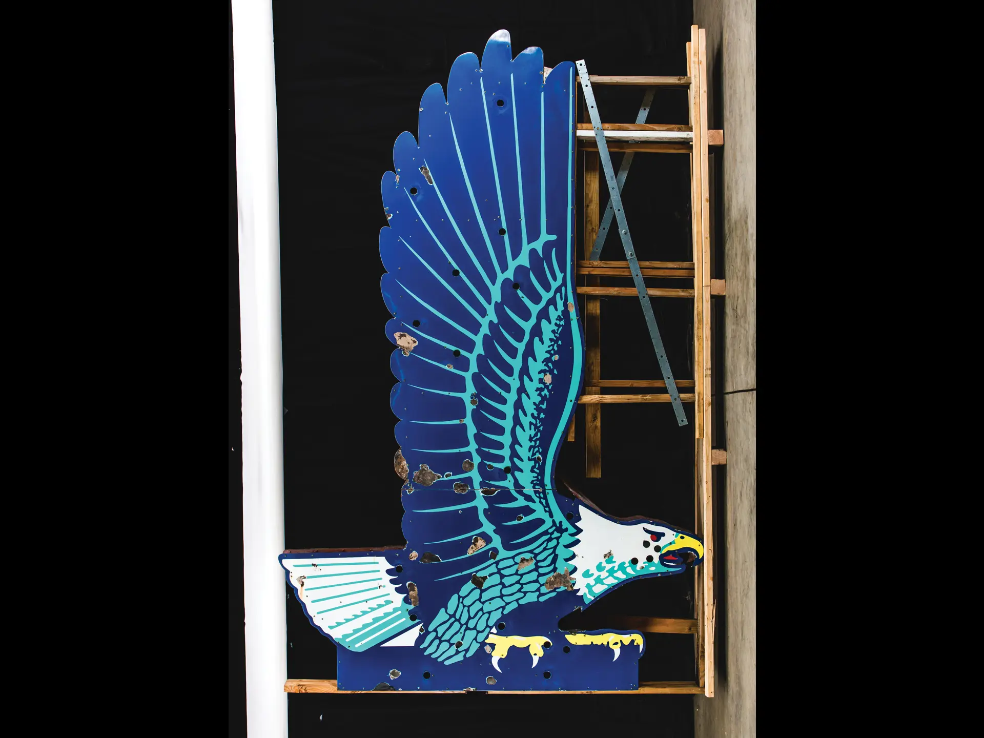 Richfield Eagle Neon Identification Signs Mounted Back-To-Back | Auburn ...