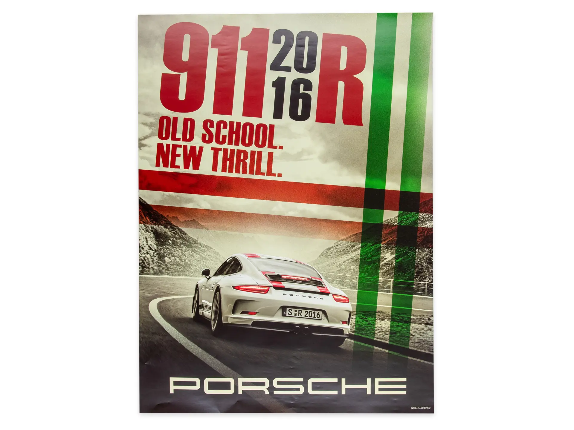"911 R 2016 Old School. New Thrill." Porsche Advertising Poster | The ...