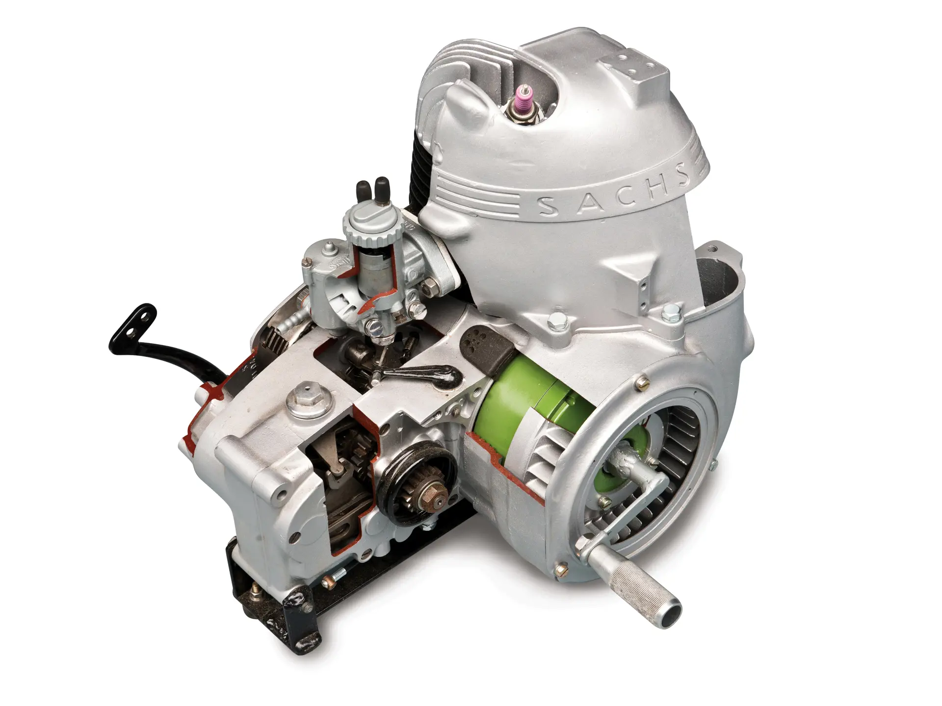 Messerschmitt/Sachs Cut-Away Engine Display | The Bruce Weiner Microcar ...