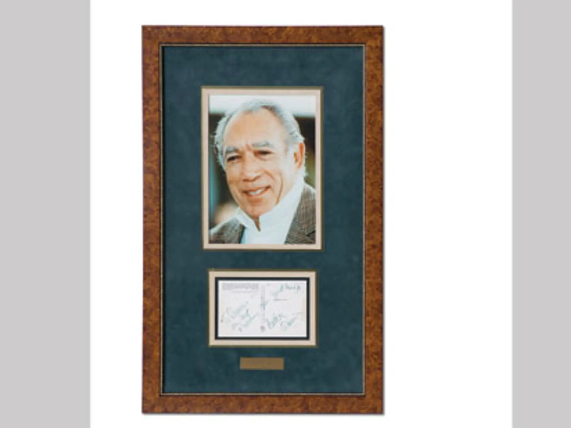 Anthony Quinn Autograph | The Astor Collection | RM Sotheby's