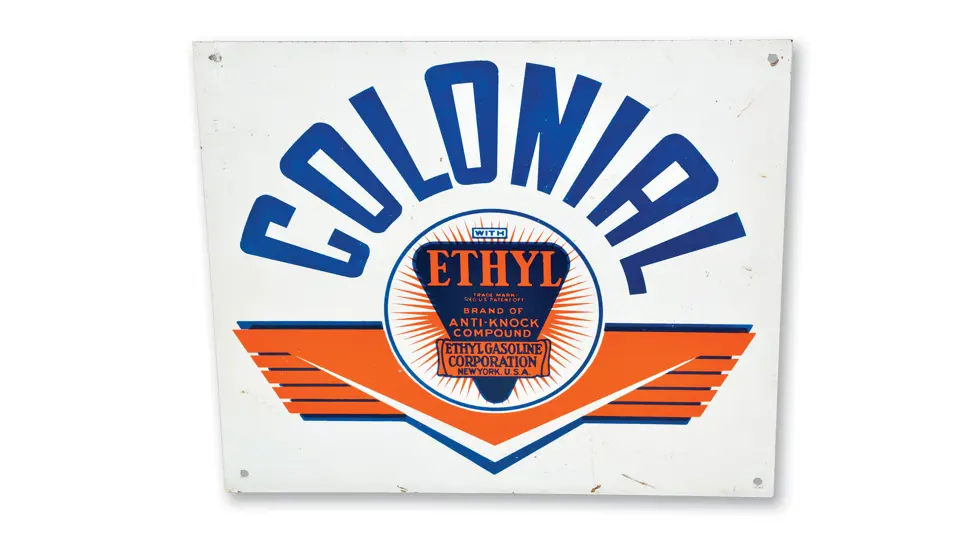 Colonial with Ethyl Logo Sign | Auburn Spring 2019 | RM Sotheby's