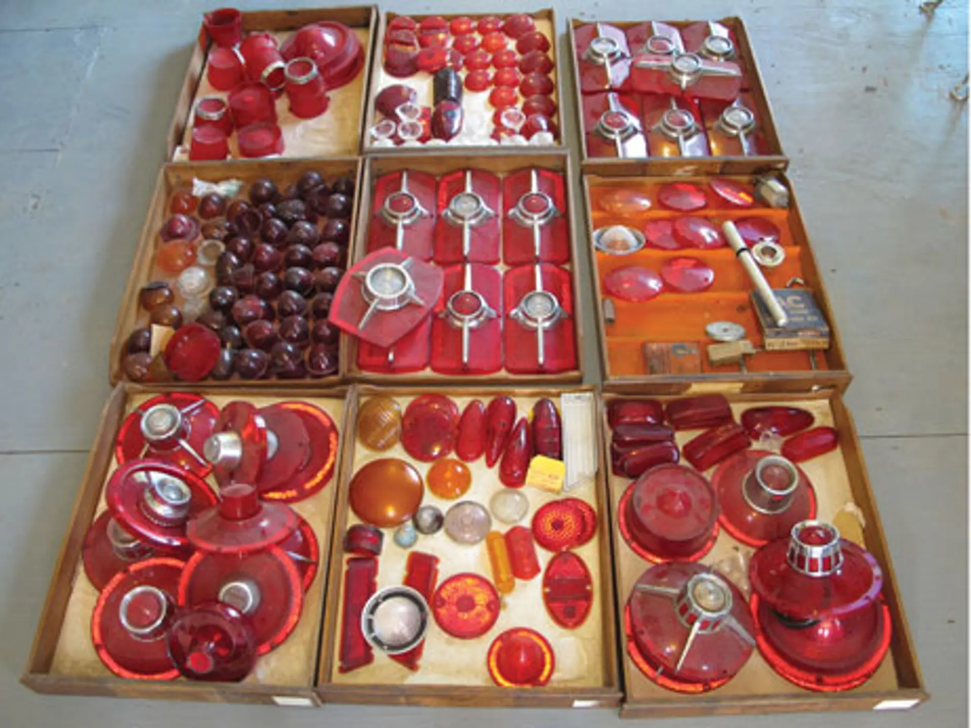 Large Collection of Car Lights | The Bennett Collection | RM Sotheby's