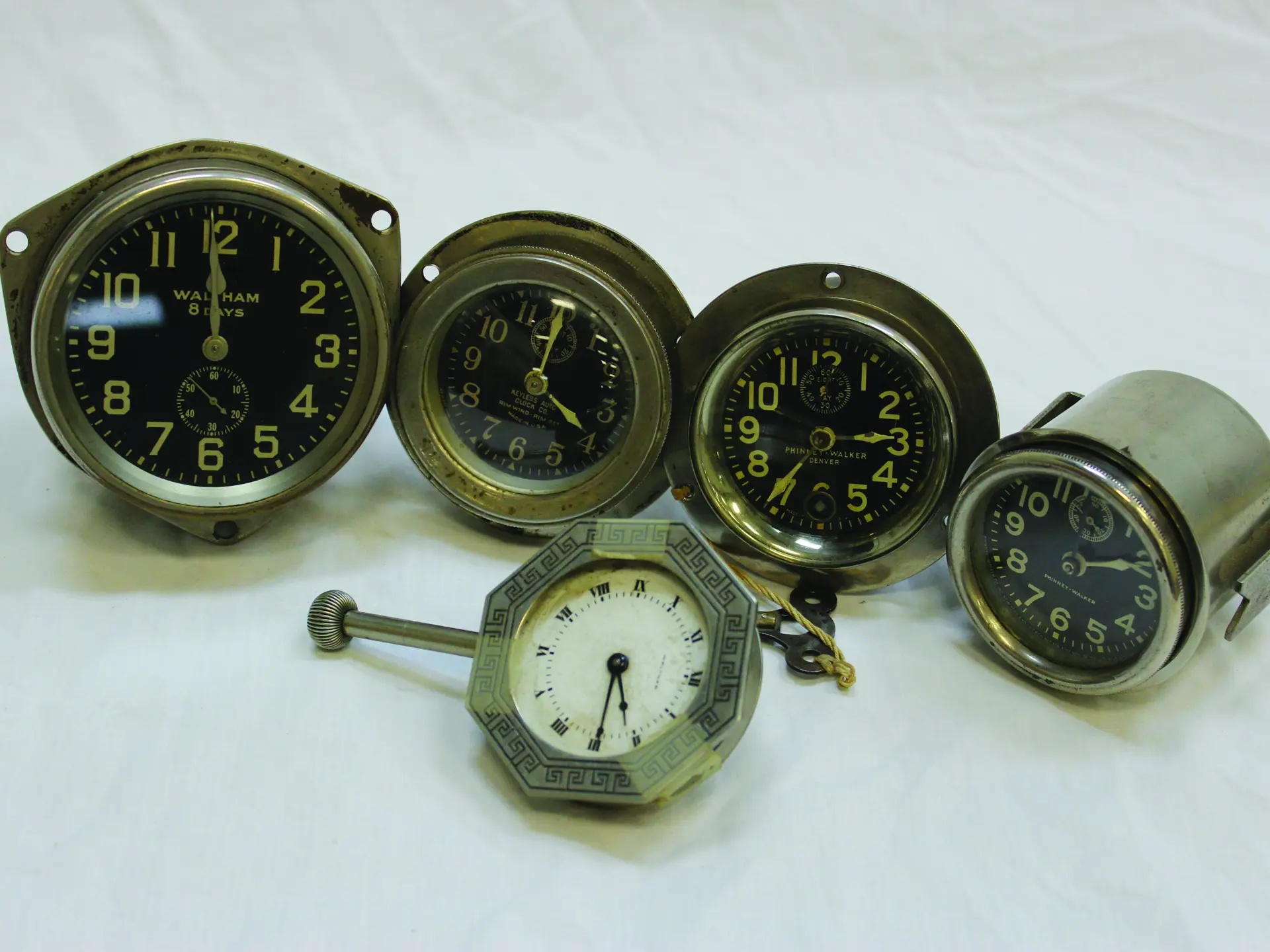 A grouping of dash clocks | Auburn Fall 2017 | RM Sotheby's