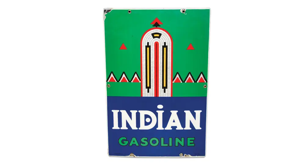 Indian Gasoline Sign | Auburn Spring 2019 | RM Sotheby's