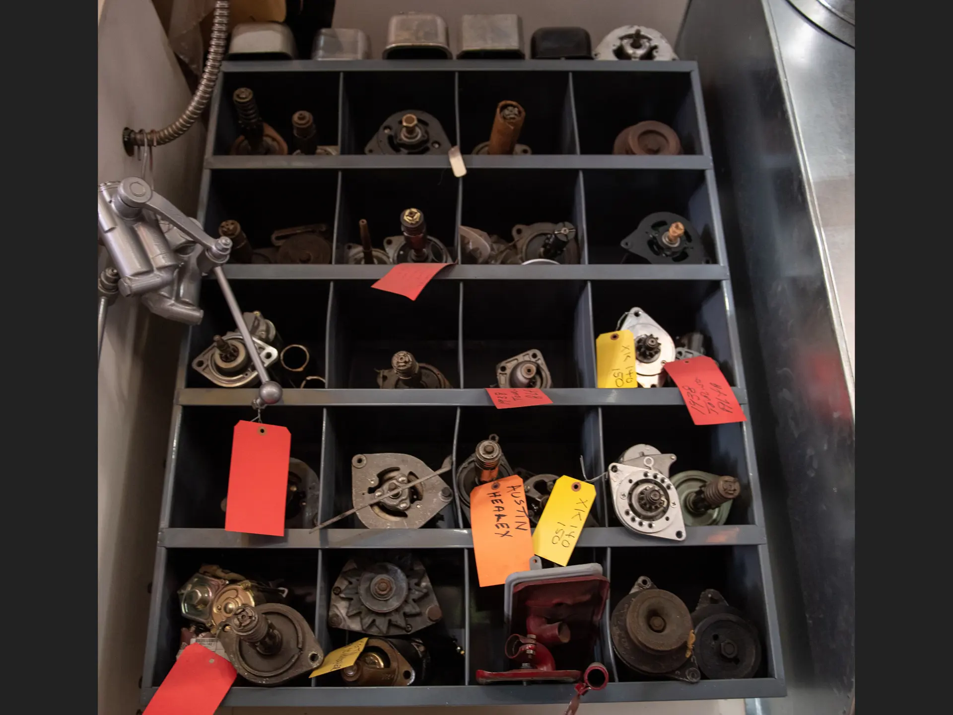 Parts Shelving with Contents | Gene Ponder Collection | RM Sotheby's