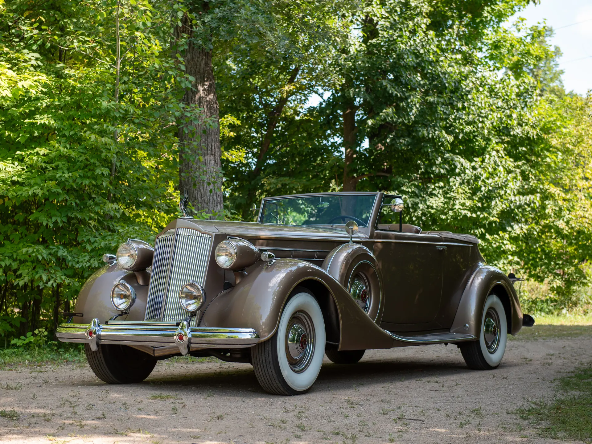 1937 Packard 1507 Twelve Convertible Victoria | Hershey 2023 | RM Sotheby's
