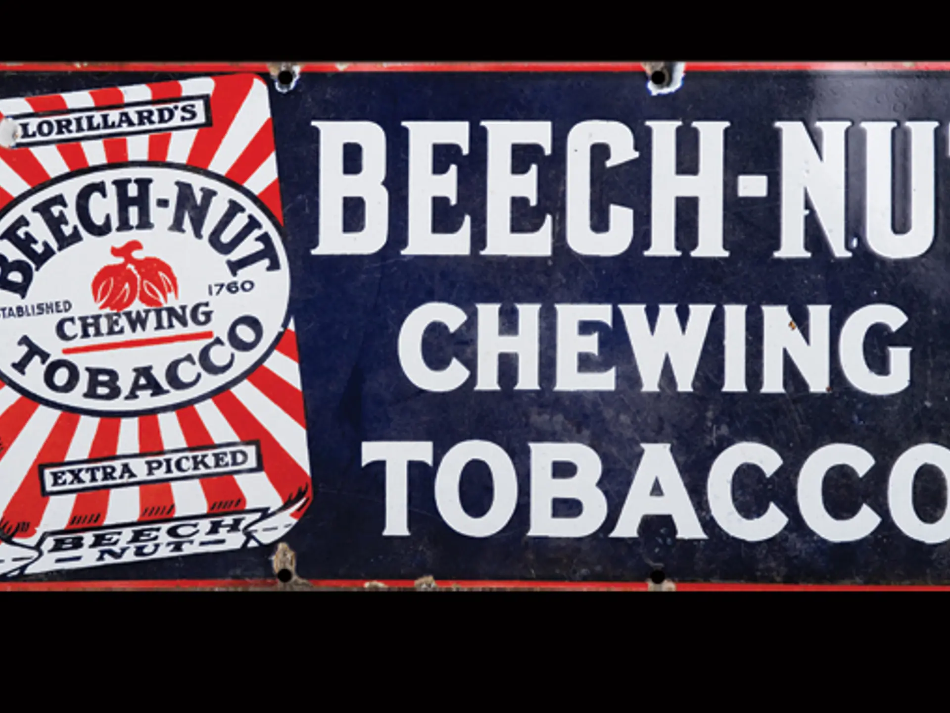 Beech-Nut Chewing Tobacco Sign | Vintage Motor Cars of Hershey 2009 ...