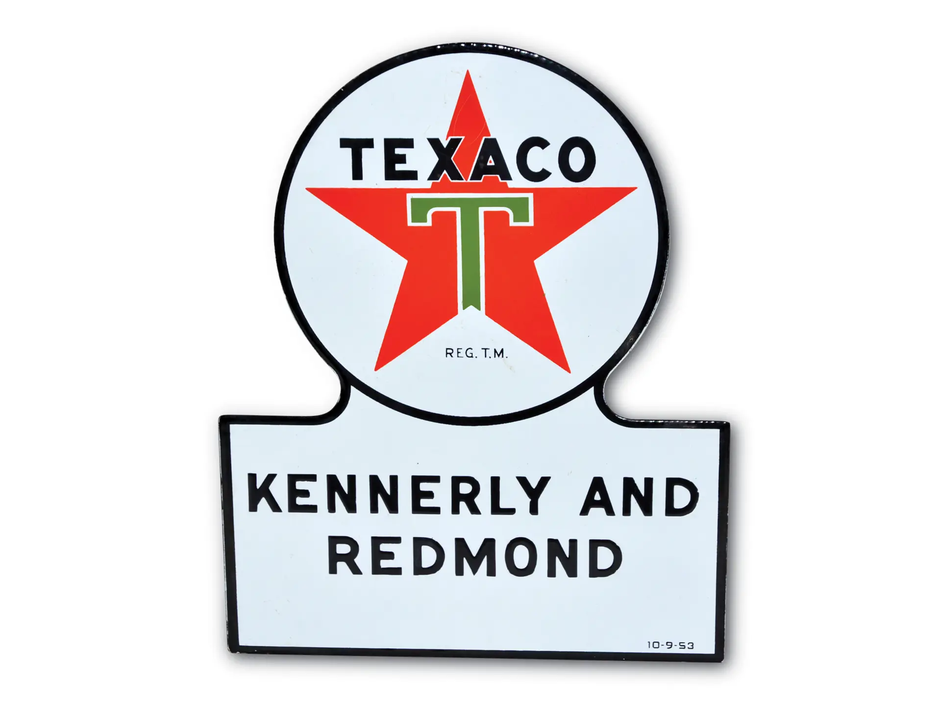 Texaco Kennerly and Redmond Sign | Auburn Spring 2019 | RM Sotheby's