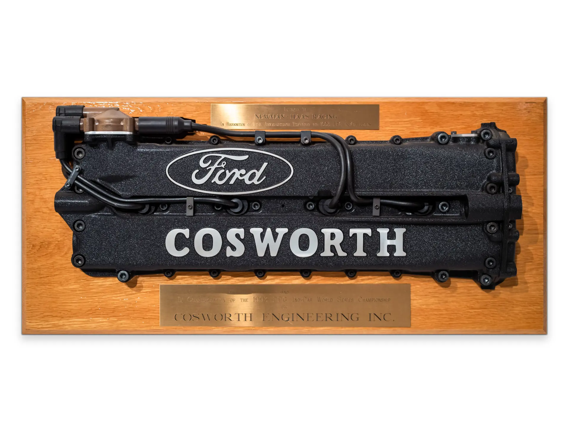 Cosworth-Ford Racing Appreciation Award Presented to Newman/Haas Racing ...