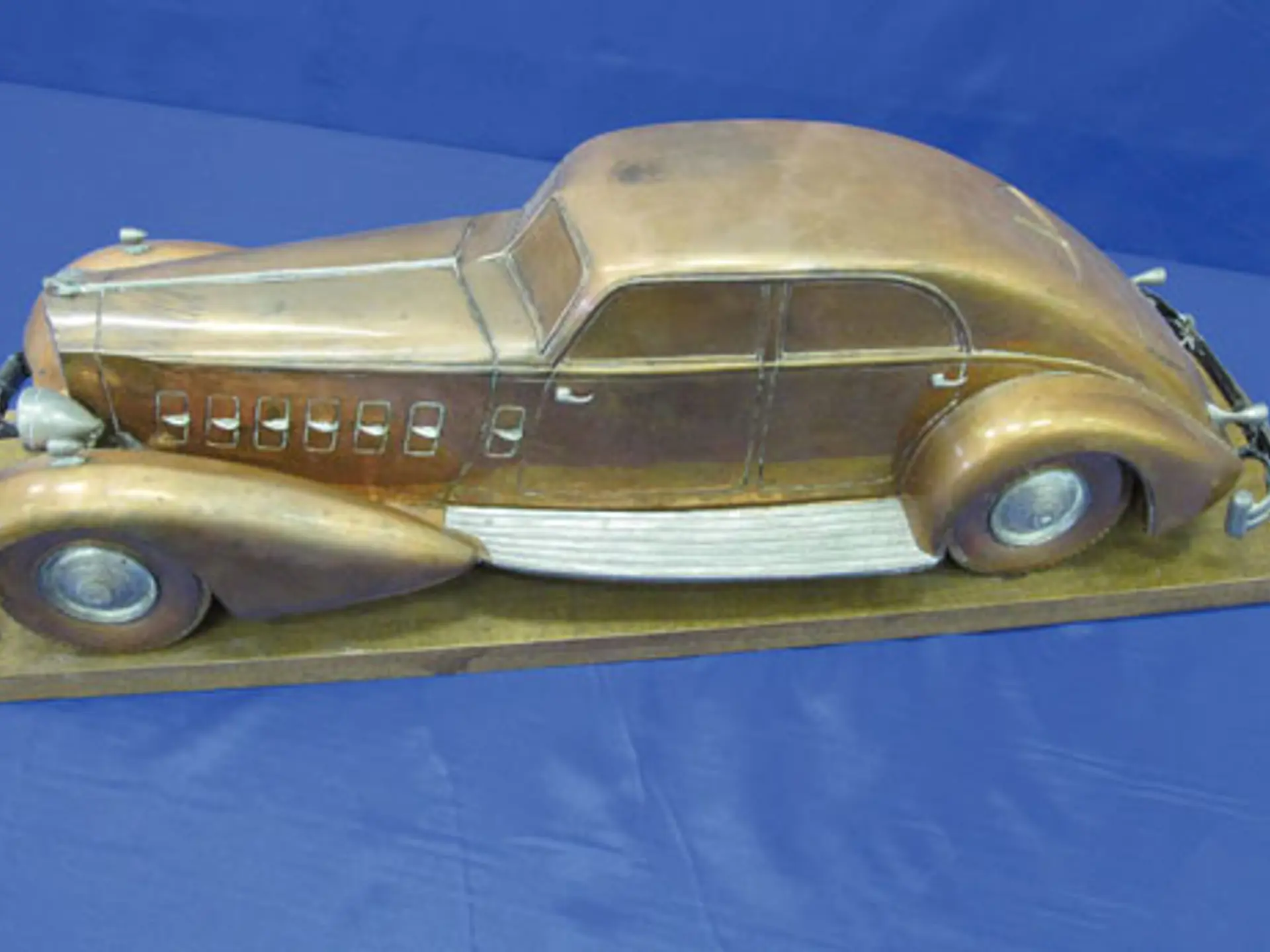 1934 Packard LeBaron Four Door Fastback Sedan Copper Plated Bronze ...