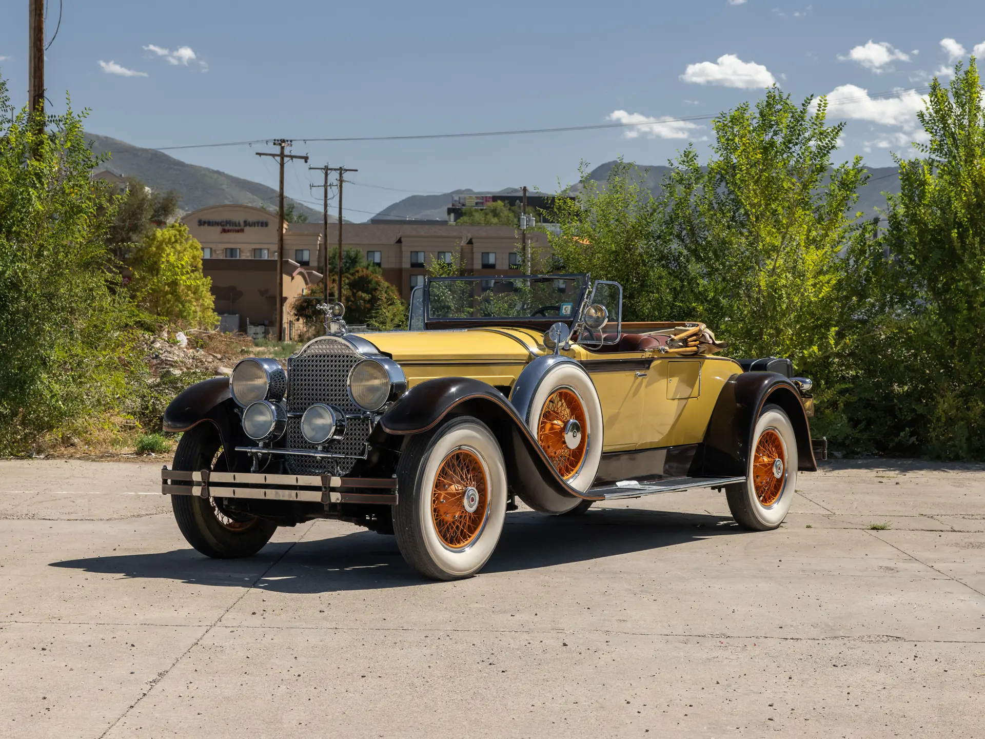 1928 Packard 443 Custom Eight Runabout | Hershey 2023 | RM Sotheby's