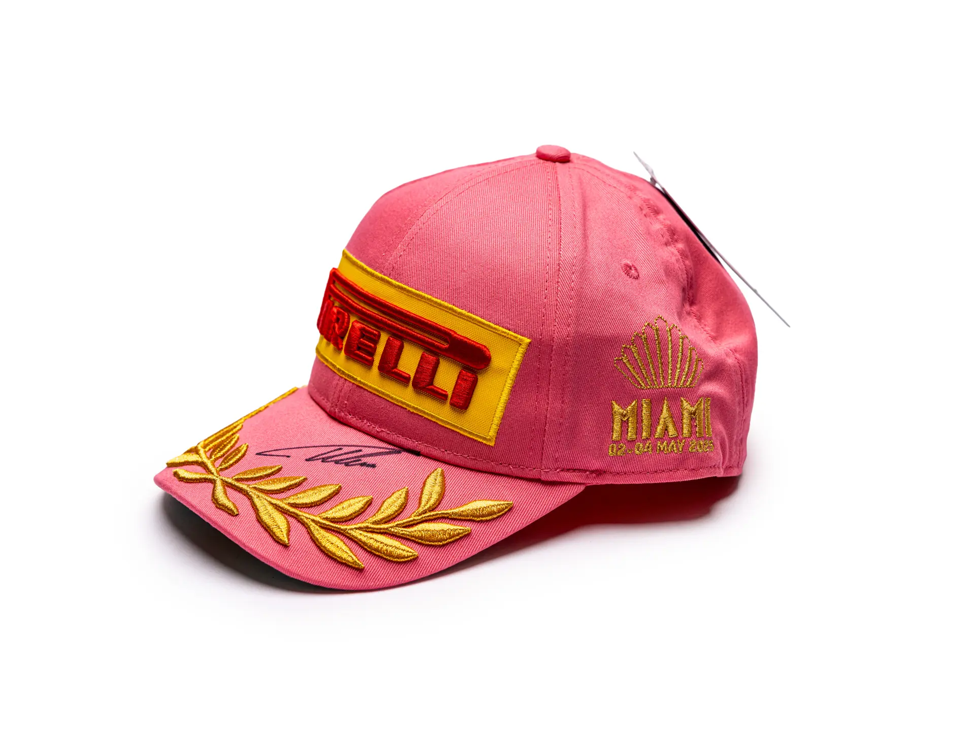 2025 Fernando Alonso Pirelli Formula 1 Miami Grand Prix Signed Cap ...