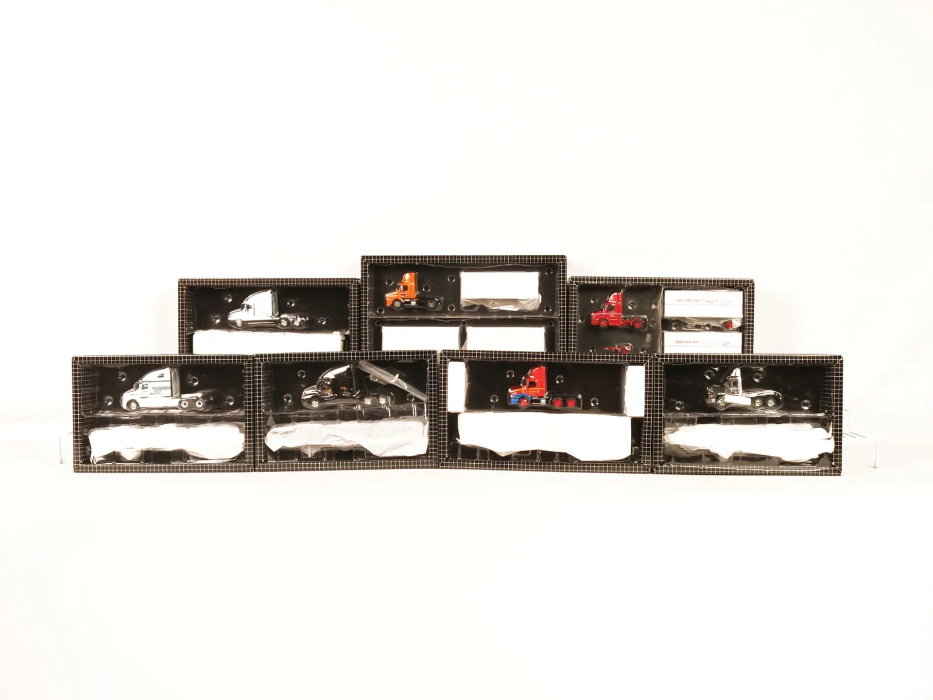 Seven 1/64 Scale Precision Engineered Models of Various Companies ...