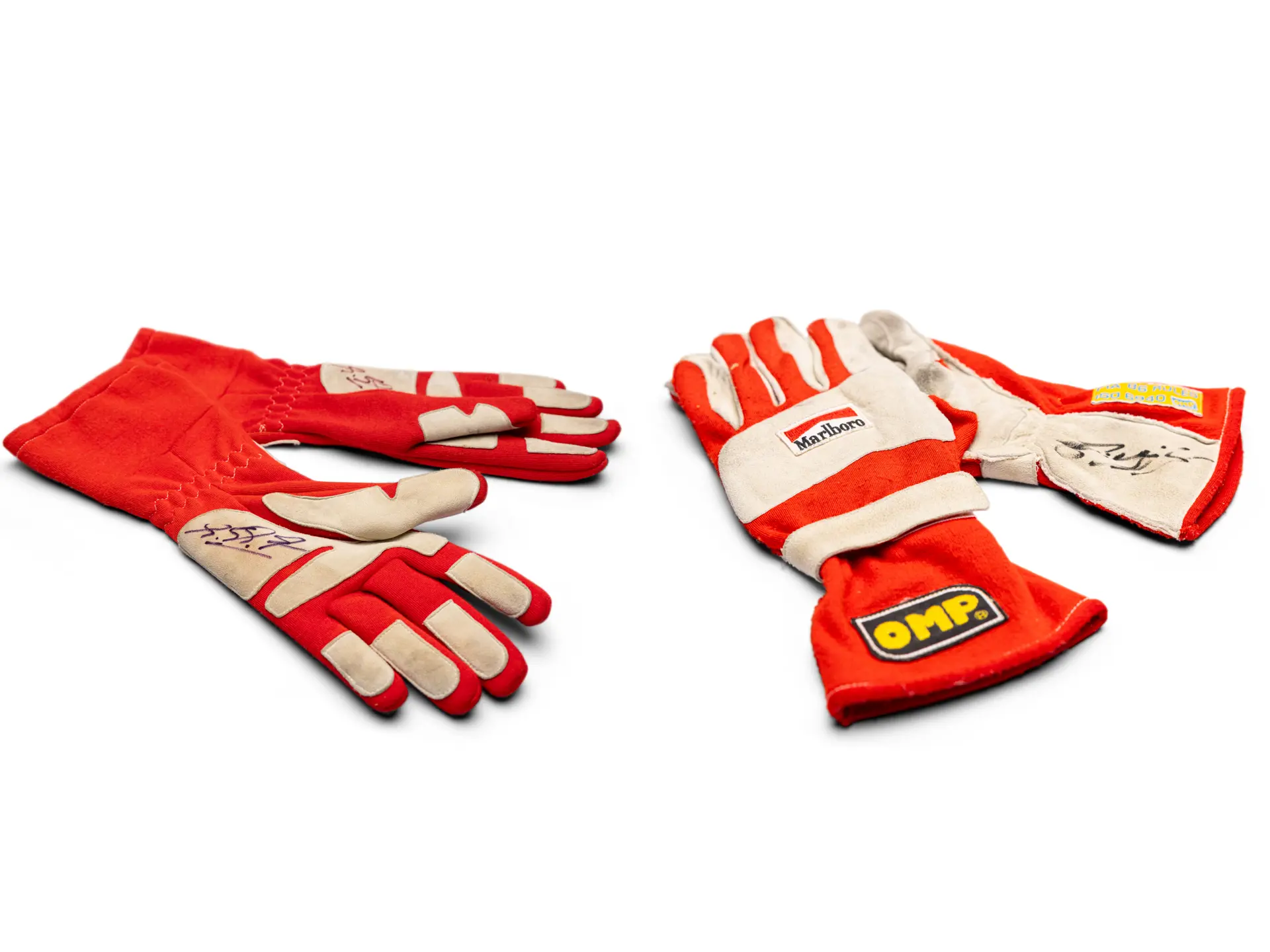 Scuderia Ferrari OMP Signed Racing Gloves | The Schumacher and F1 ...