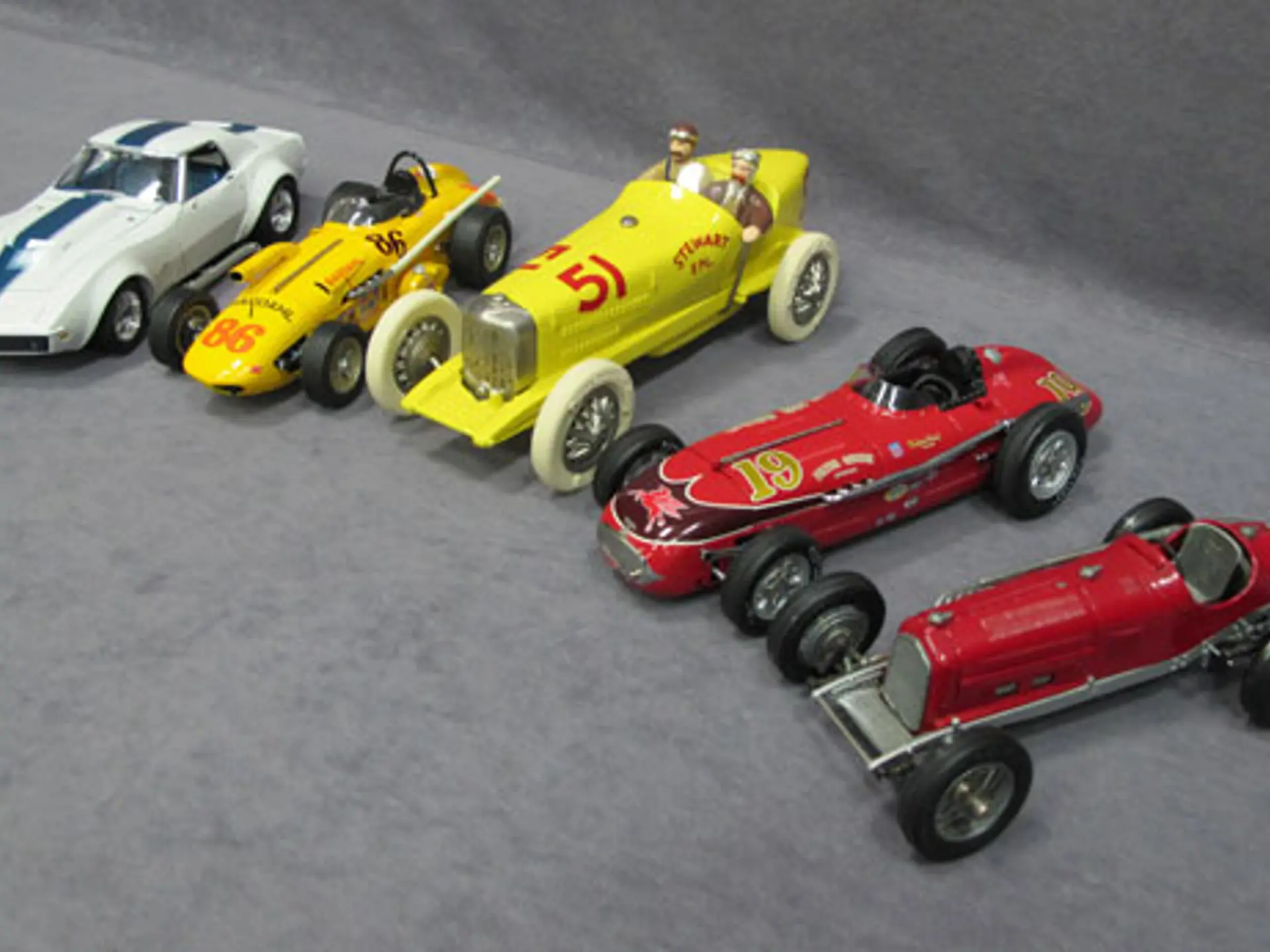 Five (5) Assorted Die Cast Race Cars | Auburn Spring 2012 | RM Sotheby's