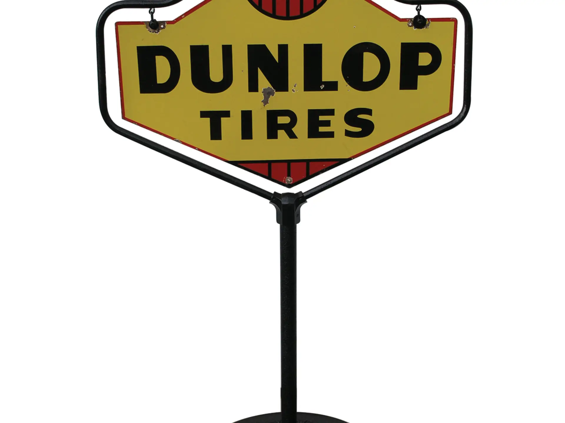DUNLOP TIRES PEDESTAL SIGN | Private Collection of Tom & Marlene ...