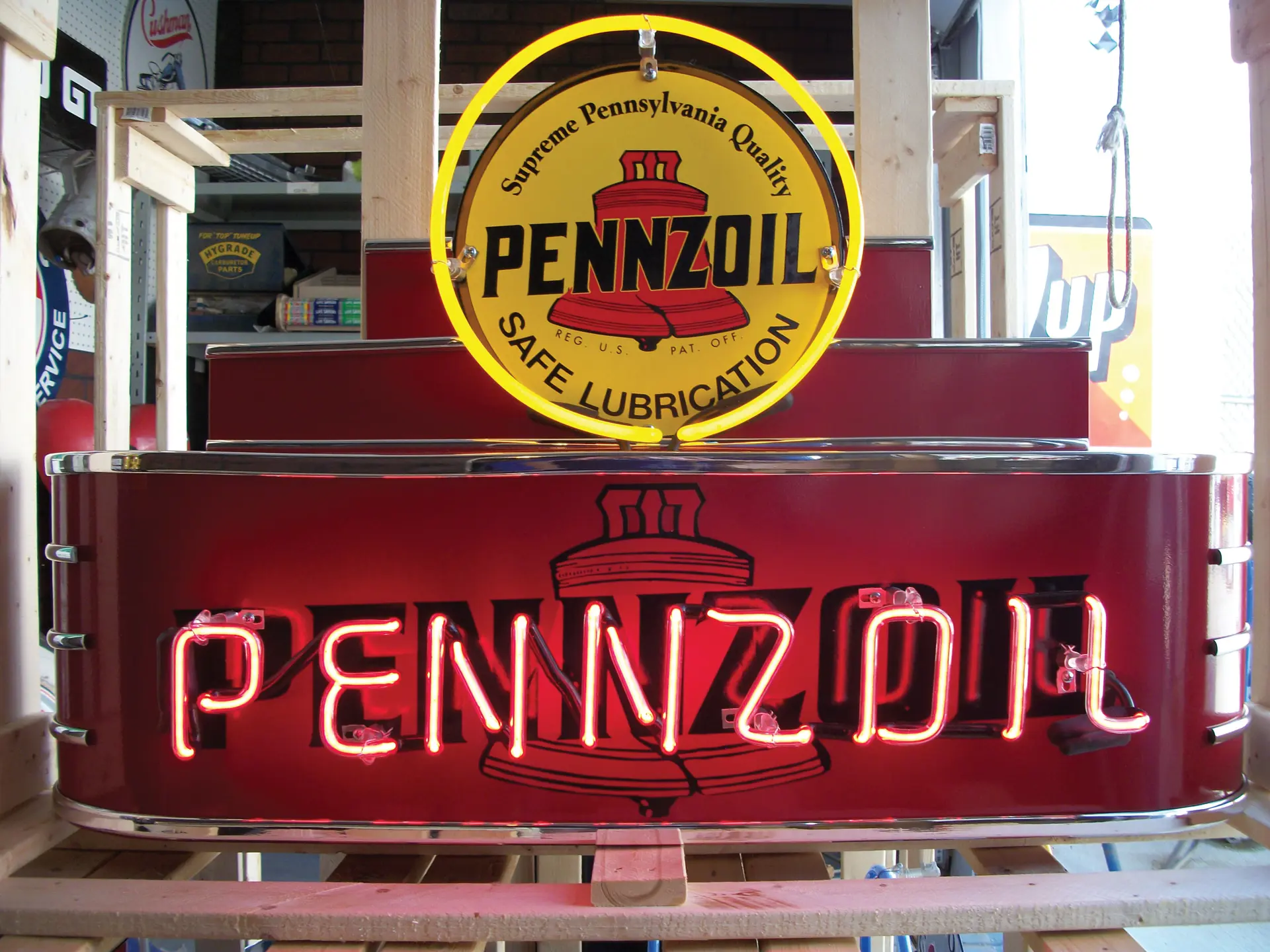 Pennzoil Marq Neon Sign (3'X 3') | Auburn Fall 2013 | RM Sotheby's