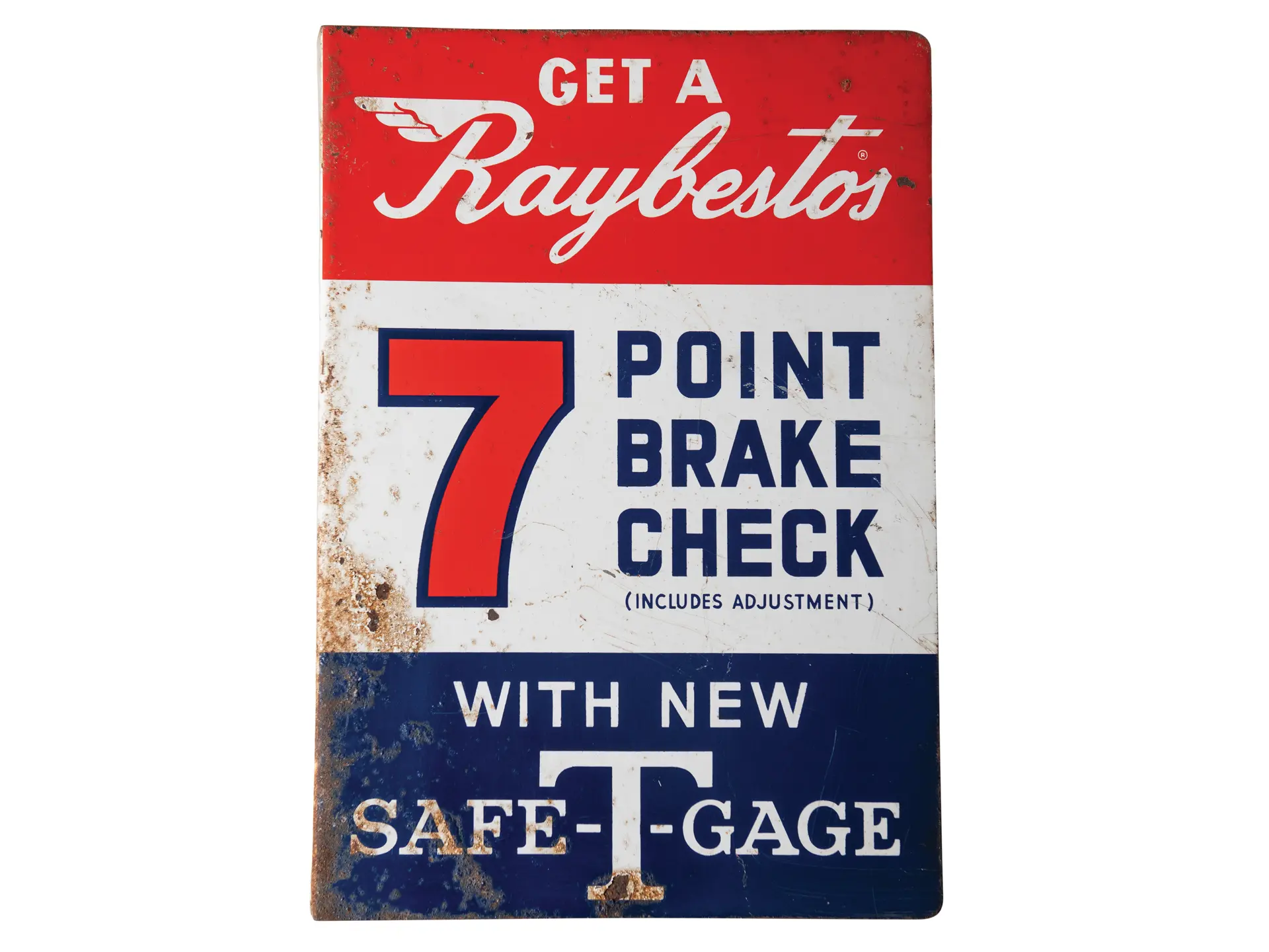 Raybestos Double-Sided Metal Flange Sign | The Dingman Collection | RM ...