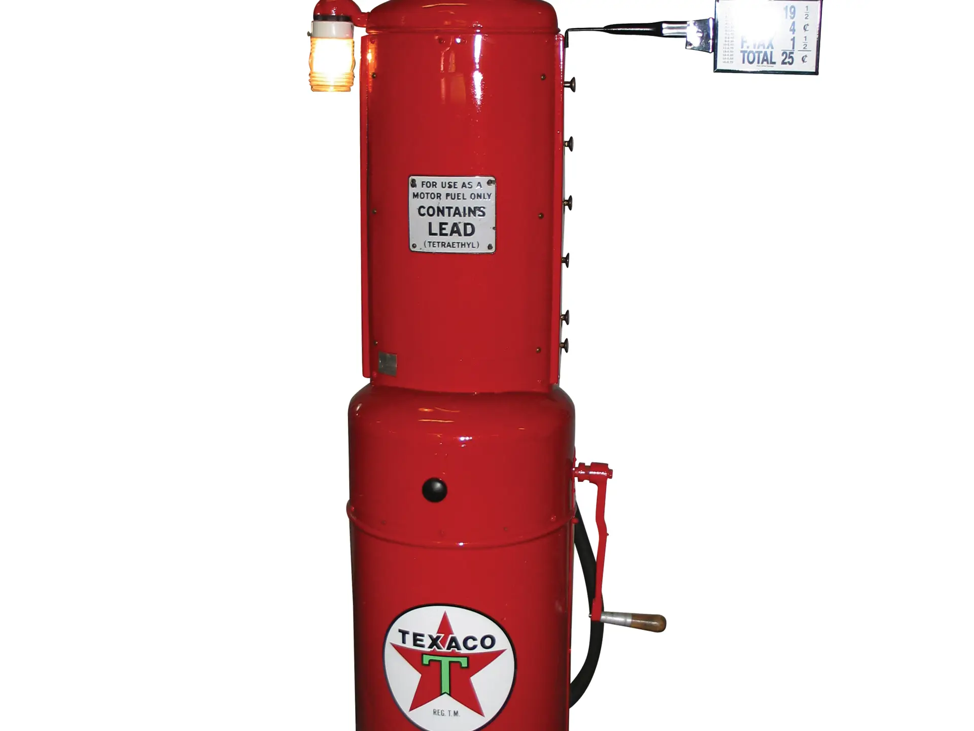 1920s Gilbert & Barker Service Station “Blind” Gas Pump | Vintage Motor Cars of Hershey 2010 ...