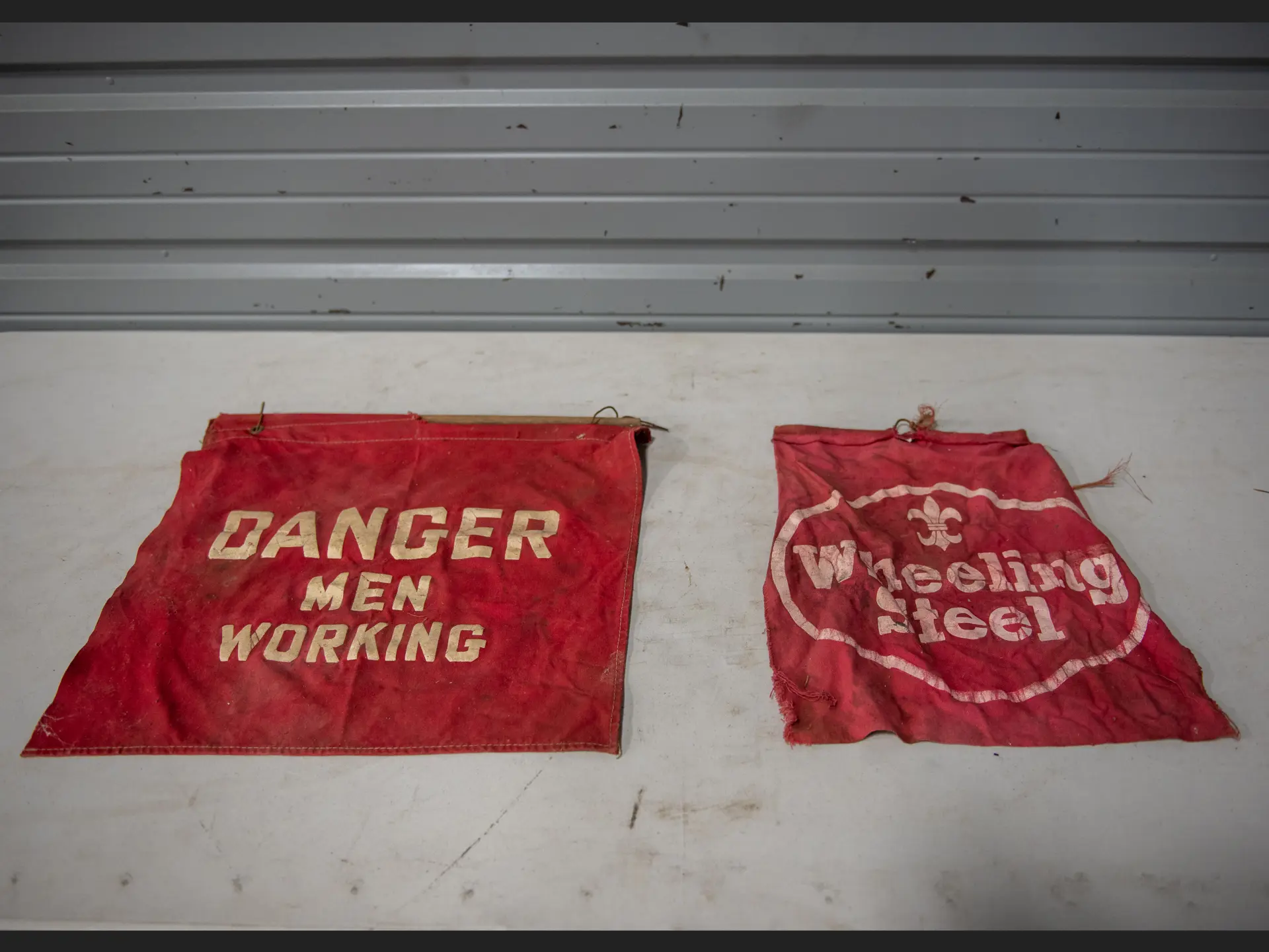 Danger Men Working and Wheeling Steel Flags | Auburn Fall 2021 | RM ...