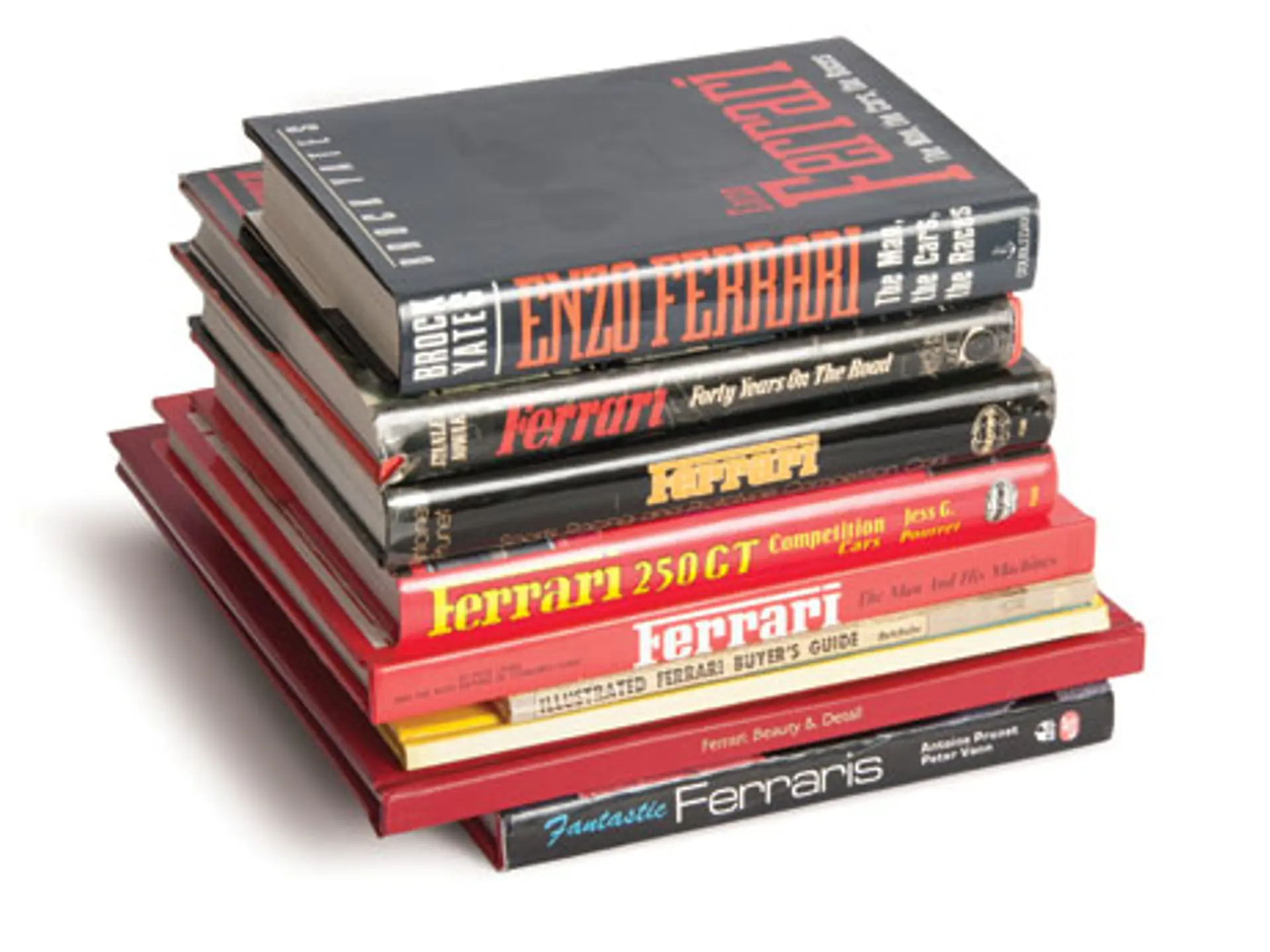 Lot of 9 Ferrari Books by Various Well Known Authors | Auburn Fall 2013 ...