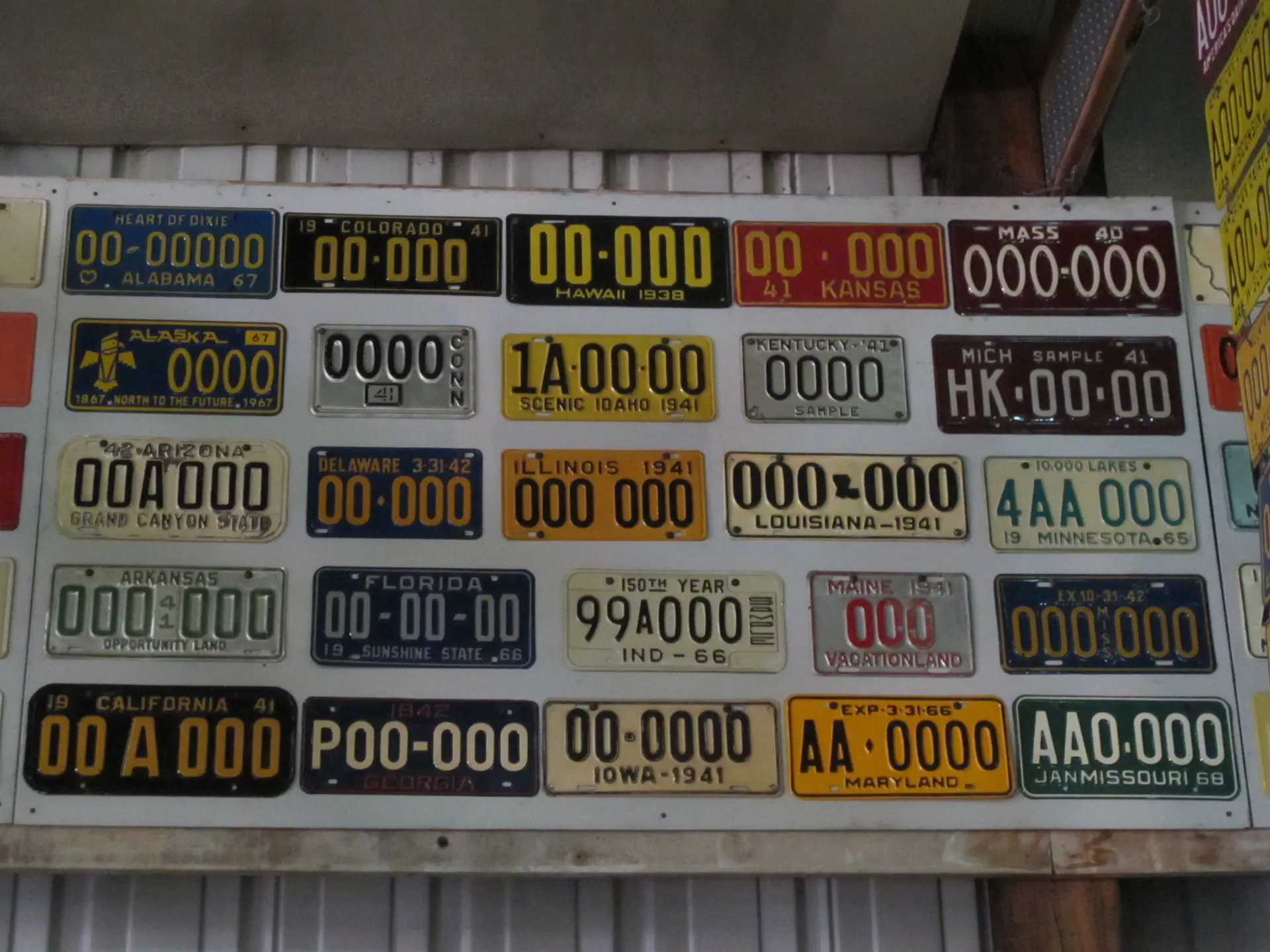 Lot of 50 State Sample Plates | The Lee Roy Hartung Collection | RM ...