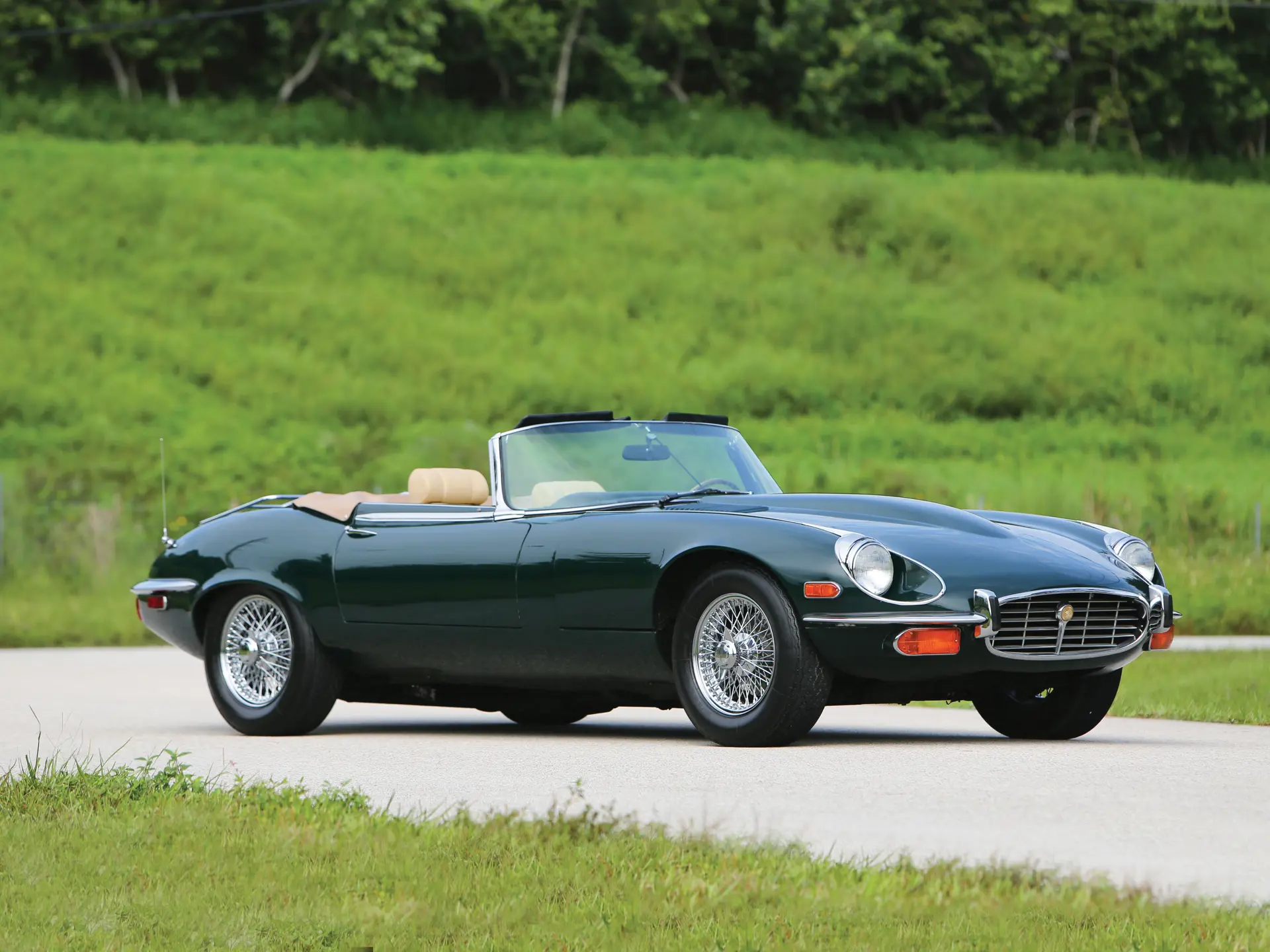 1973 Jaguar E-Type Series 3 V-12 Roadster | Auburn Spring 2016 | RM ...