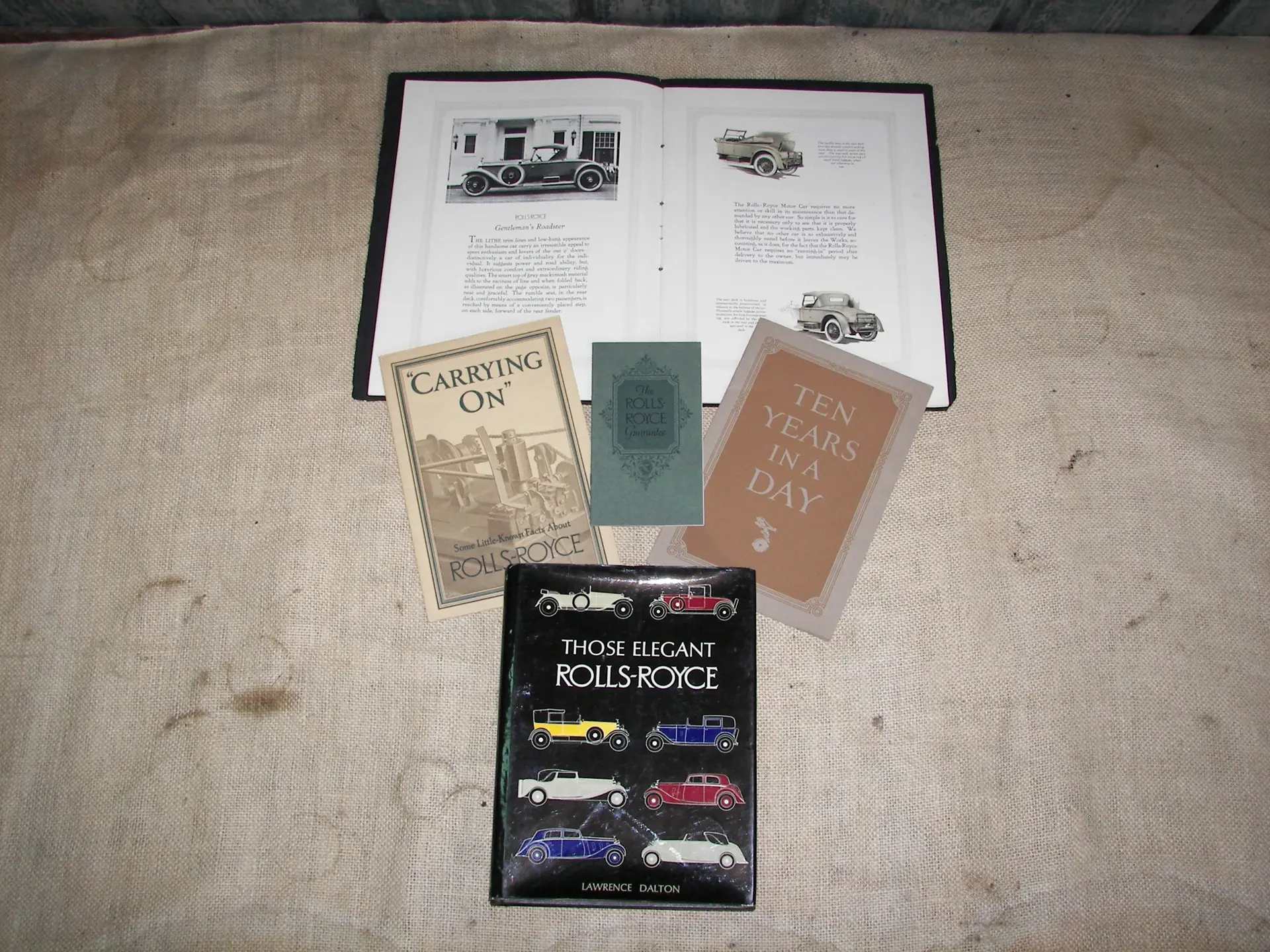 Rolls Royce Literature | The Lee Roy Hartung Collection | RM Sotheby's