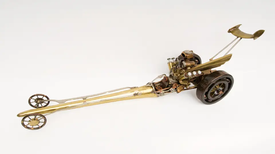 Metal Dragster Sculpture | The Al Wiseman Collection | RM Sotheby's