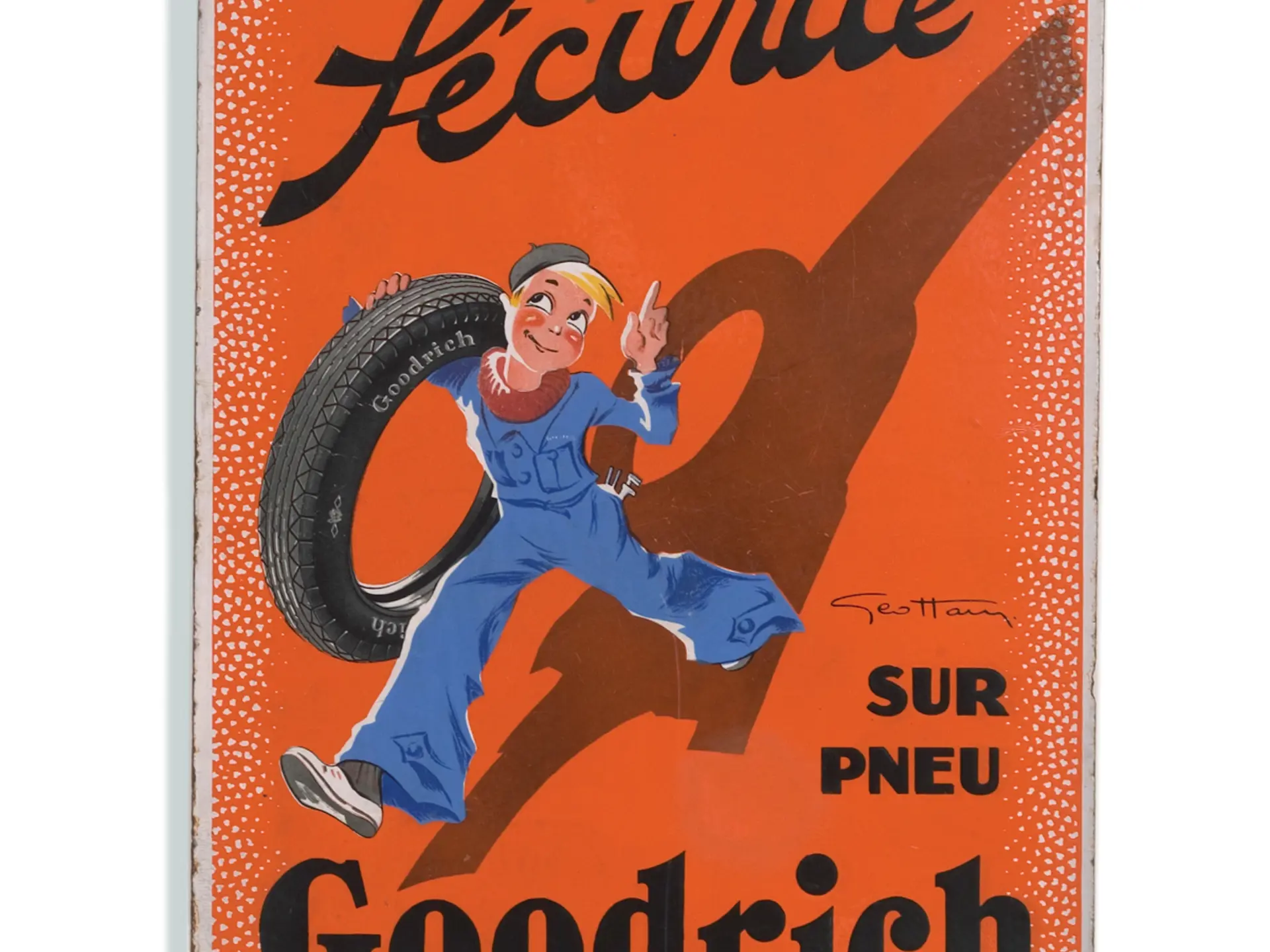 GOODRICH TIRES SIGN | The Ponder Collection | RM Sotheby's