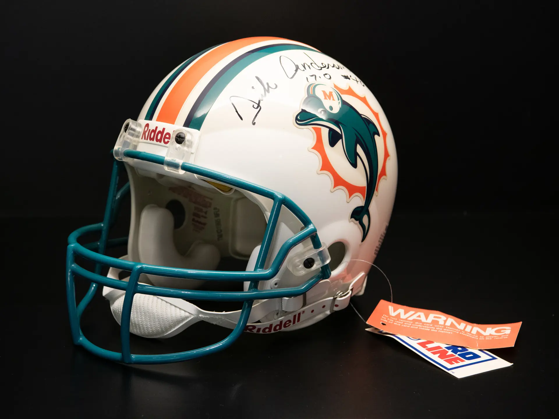 Miami Dolphins Autographed Football Helmet | Dare to Dream | Online ...