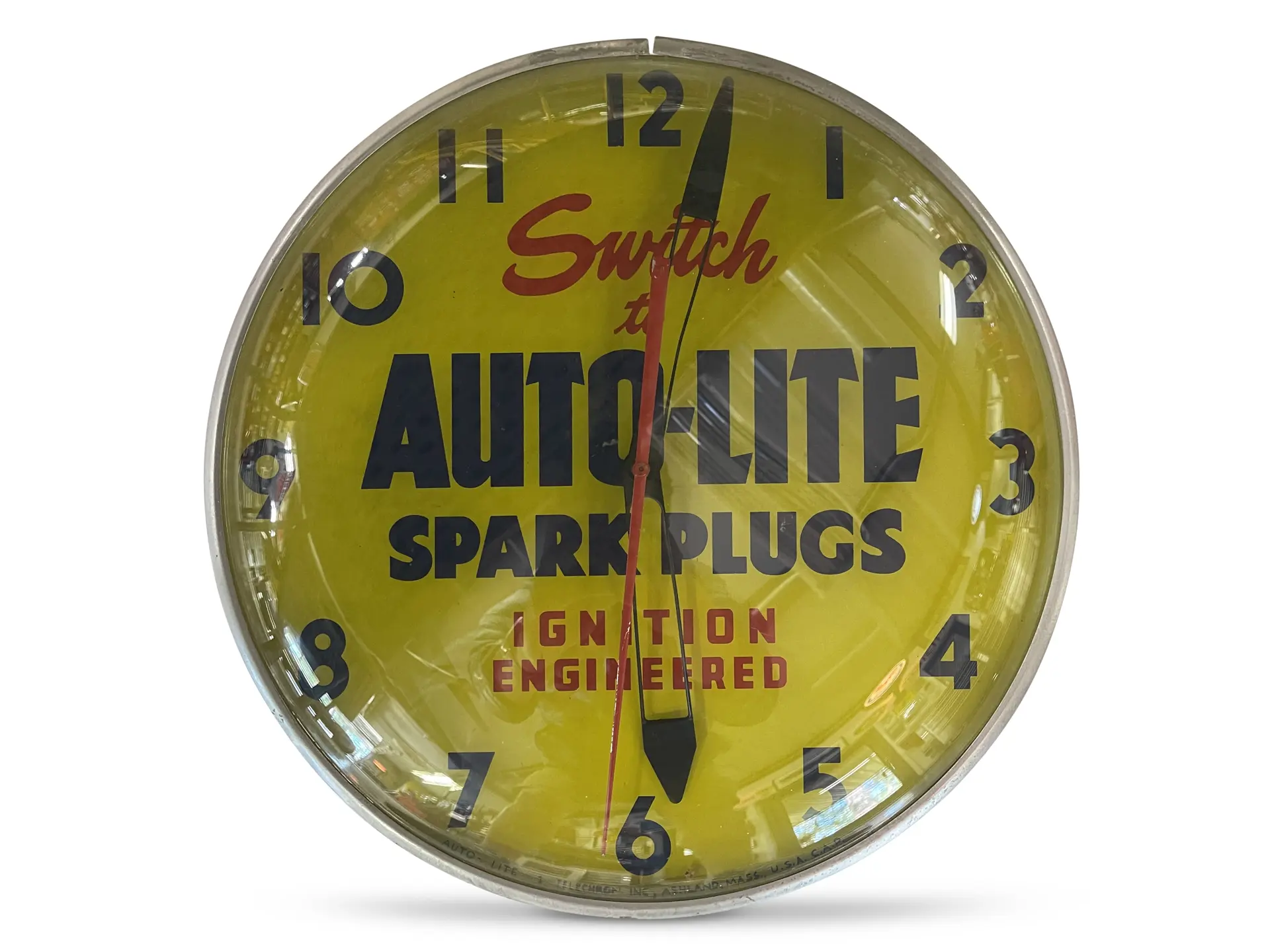 Auto-Lite Spark Plugs Clock | Gene Ponder Collection | RM Sotheby's